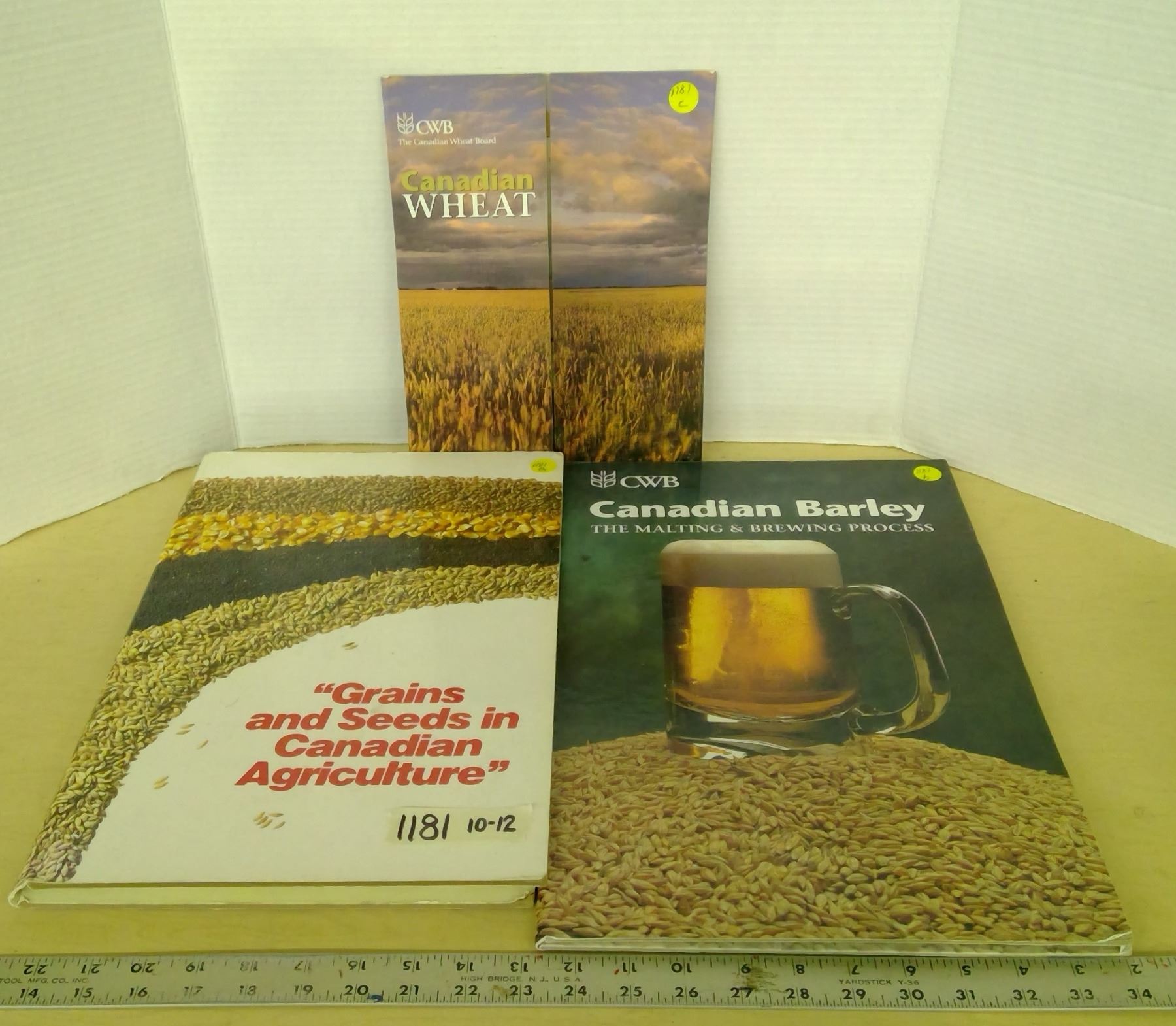 3 Canadian Grain Seed Samples/Displays