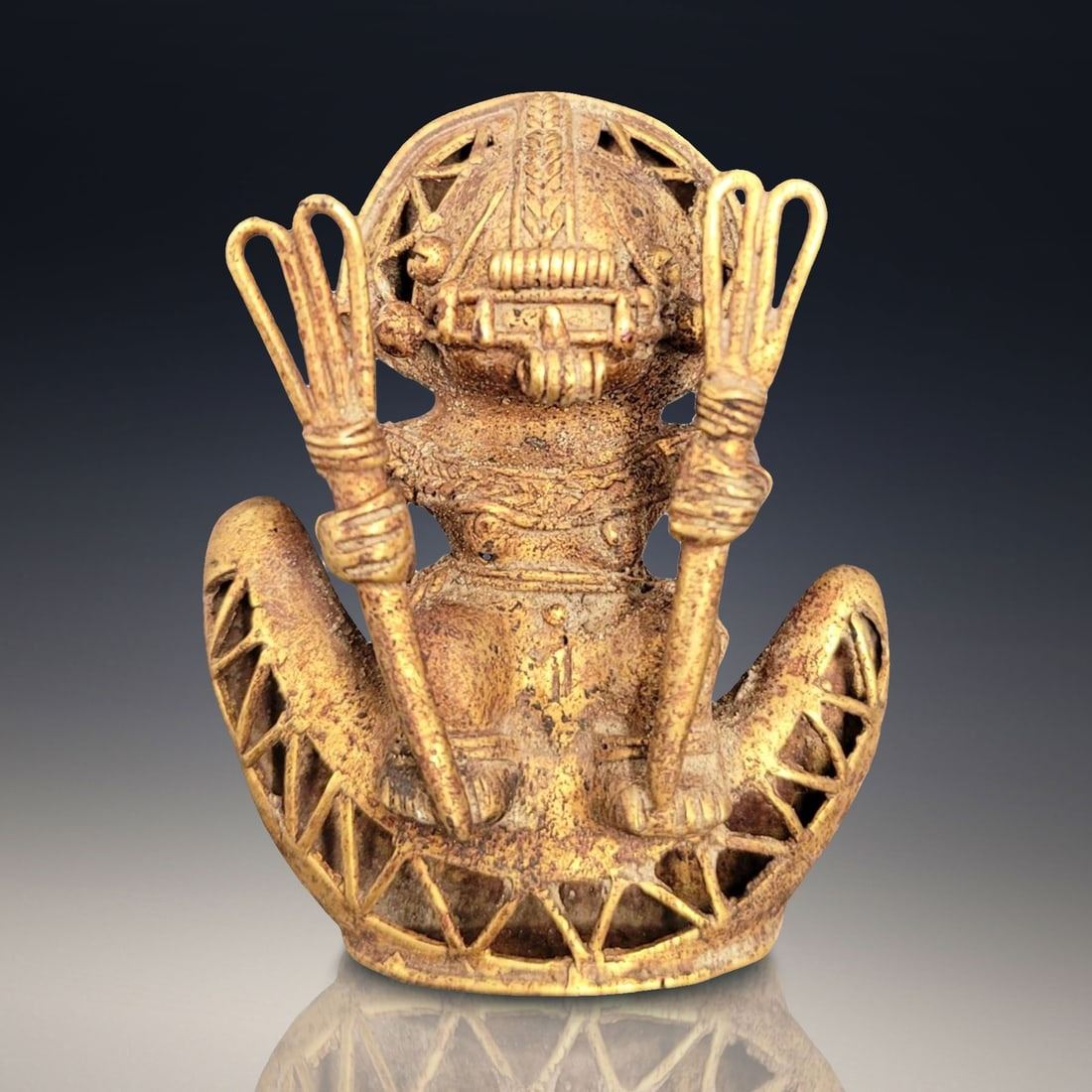 Tairona Tumbaga Columbia Figural Shaman Figure