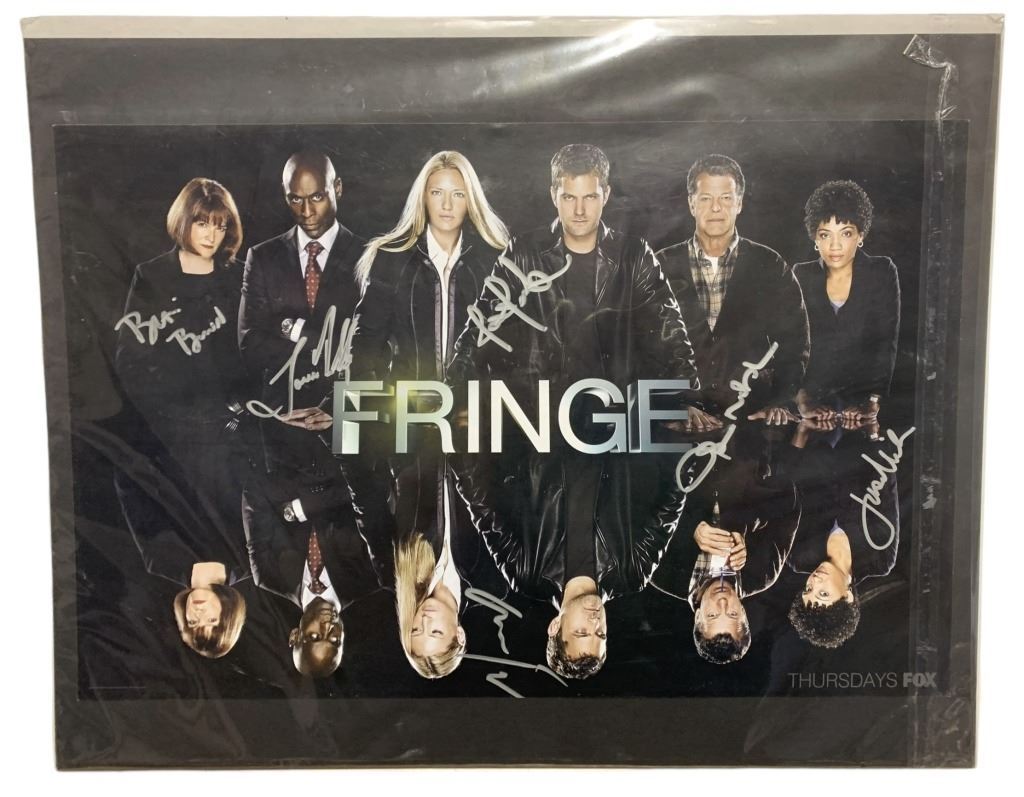 Fringe (2008 - 2013) - Signed by 6 Poster (14x18)
