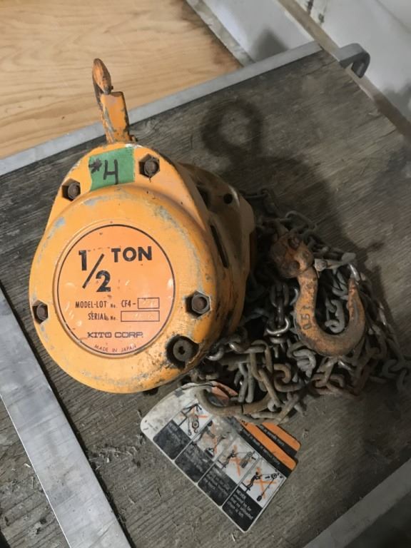 1/2-ton Chain hoist