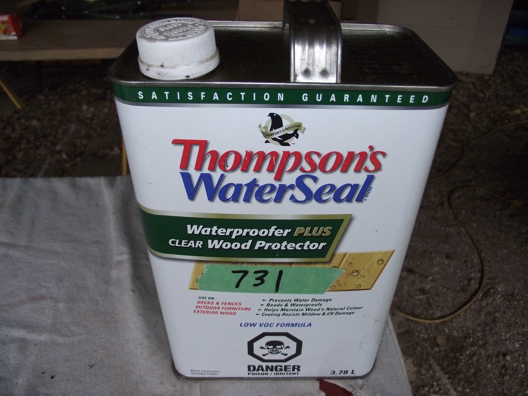 Thomson Water Seal 3.78l (new) never opened. - Schmalz Auctions