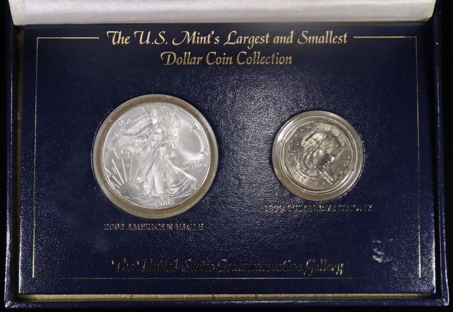 US MINT LARGEST AND SMALLEST DOLLAR COLLECTION