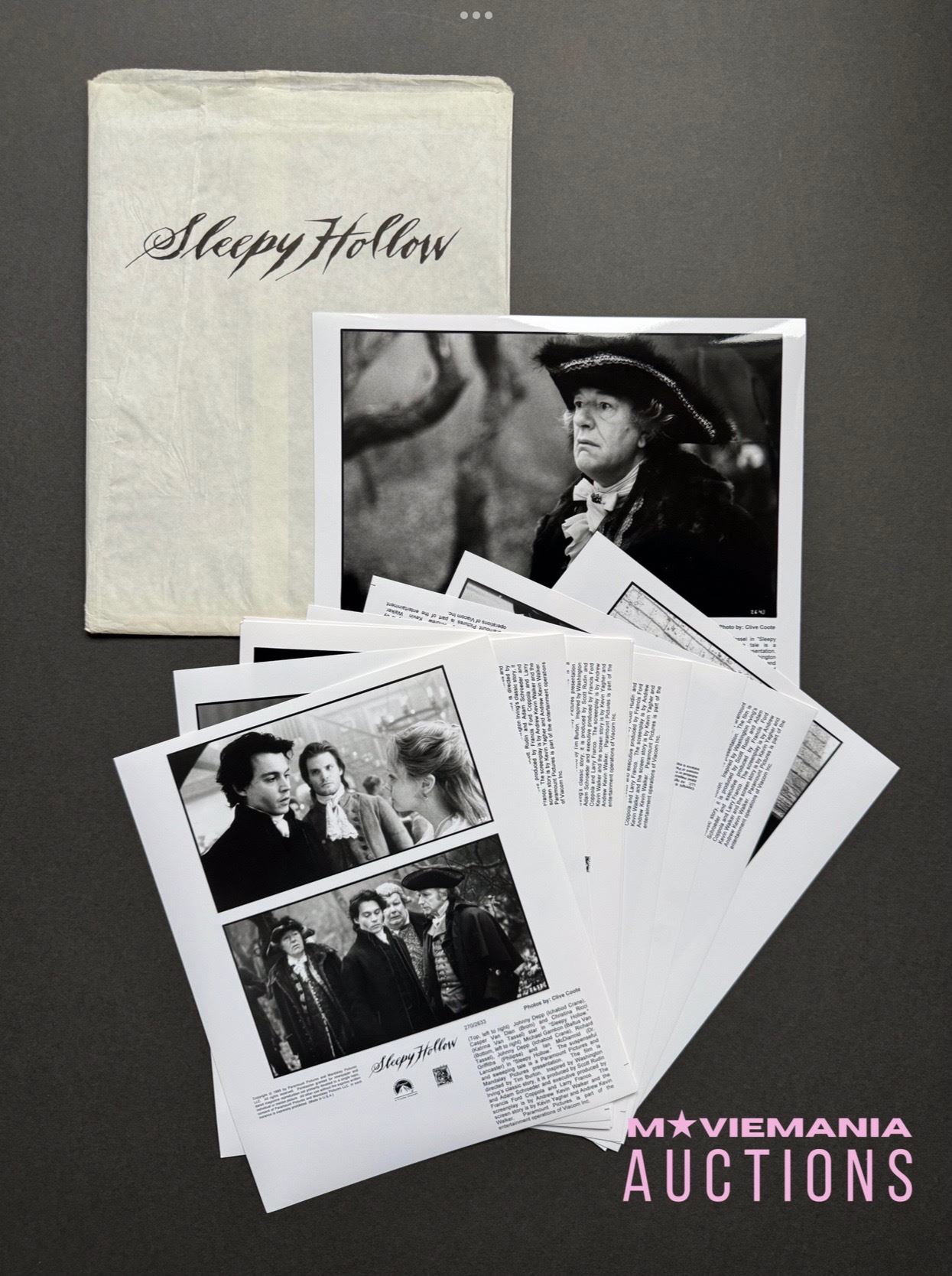 Sleepy Hollow (1999) -A Press Kit