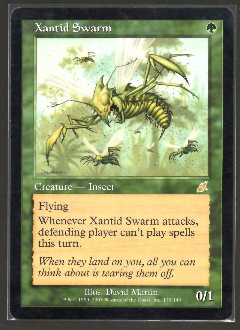 Magic the Gathering Xantid Swarm Scourge