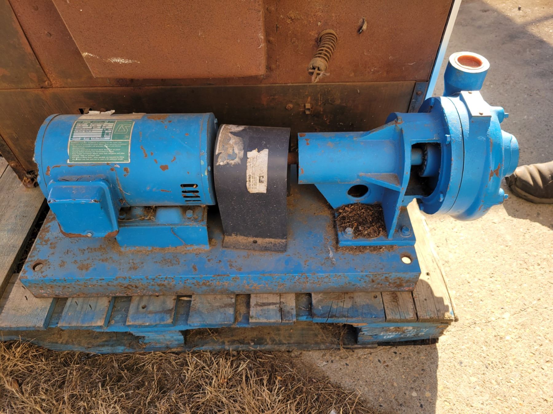 Water pump, leroy somer ODP 1.5 Hp motor