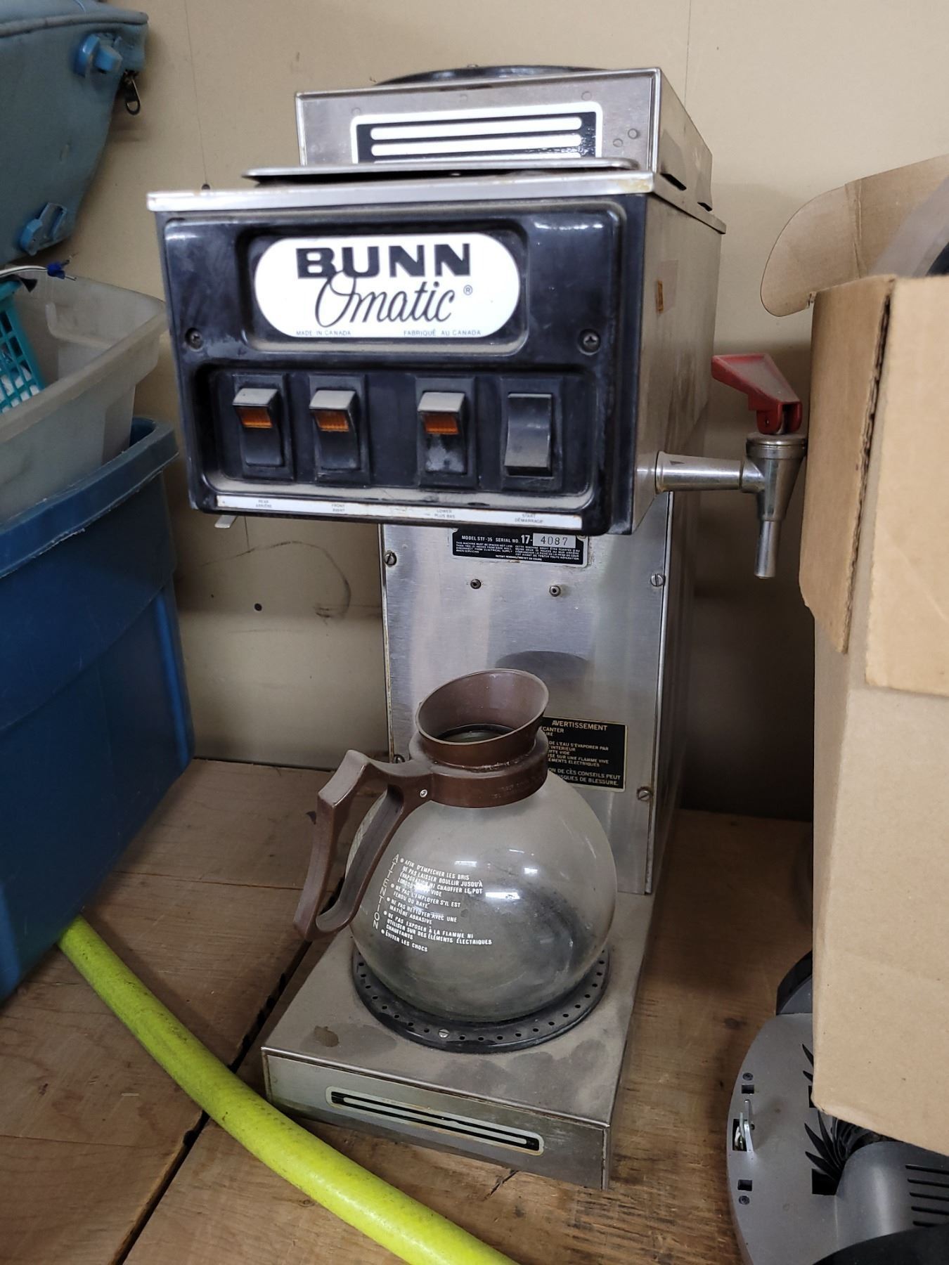 Bunn-Omatic Coffee Machine Model STF-35
