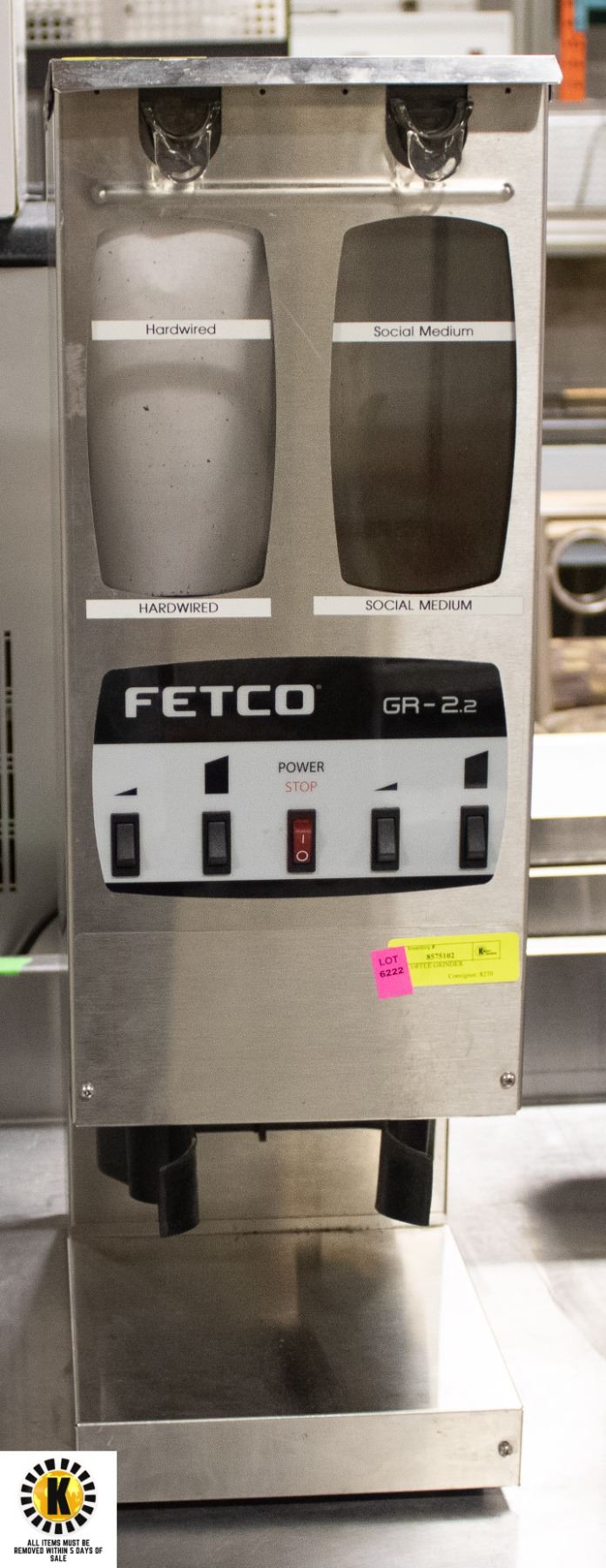 FETCO COFFEE GRINDER