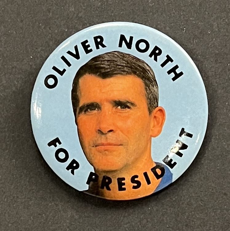 Oliver North For President Pin