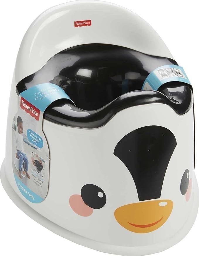 Fisher-Price Toddler Toilet Penguin Potty Training Seat Portable Chair ...
