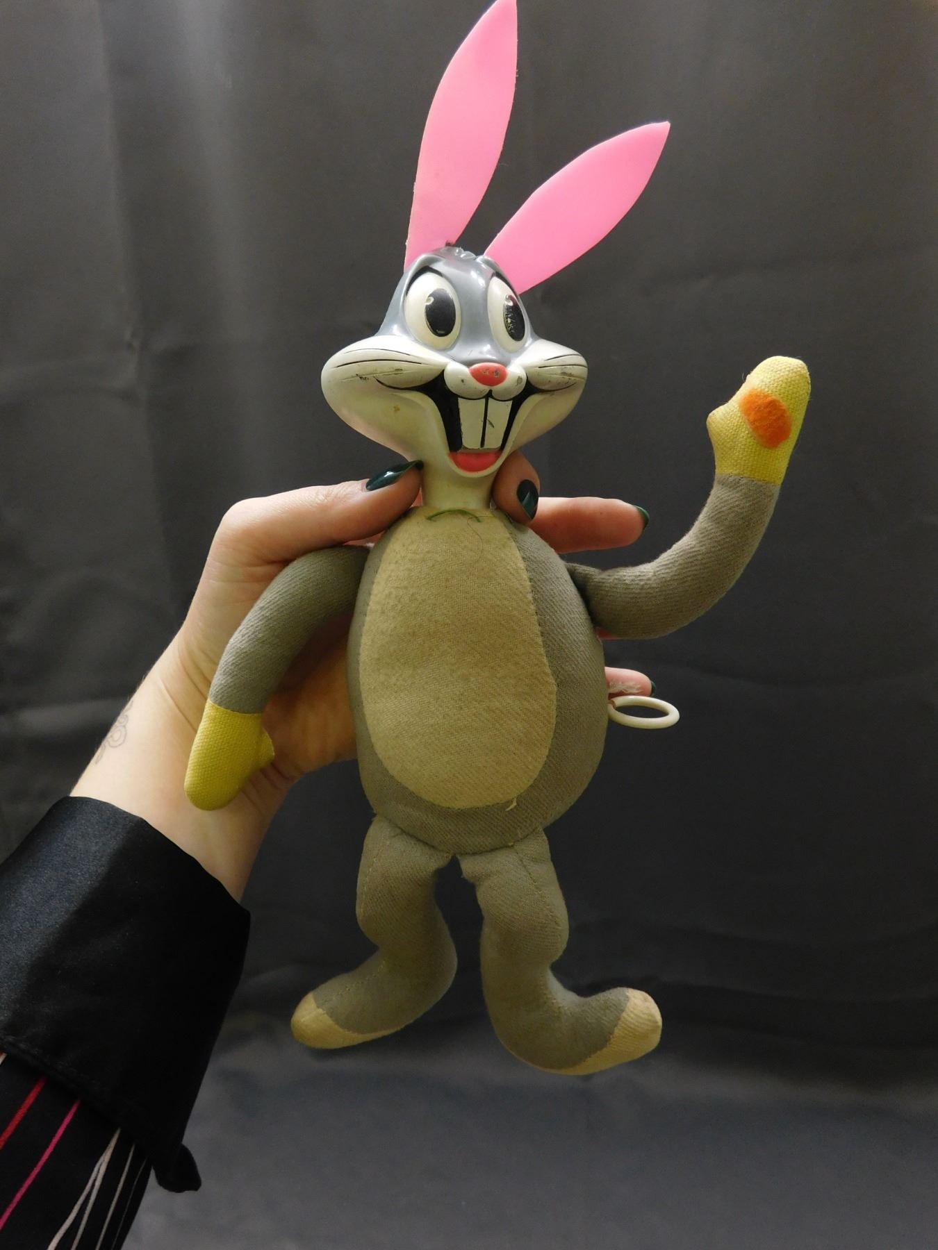 Vintage Warner Bros Stuffed Bugs Bunny Looney Tunes Pull String Talking ...