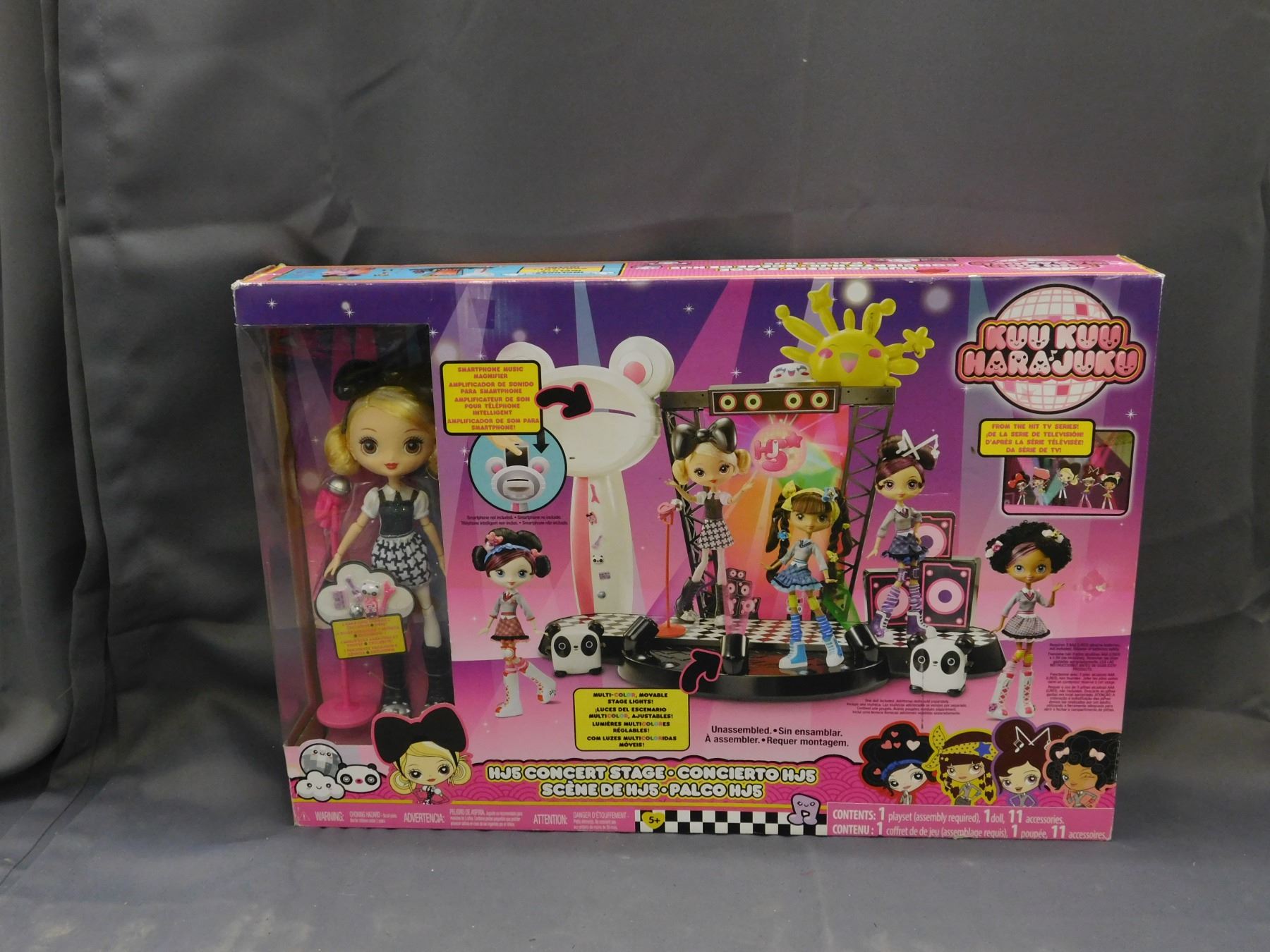 Kuu Kuu Harajuku HJ5 Concert Stage Doll & Playset 2017 Mattel