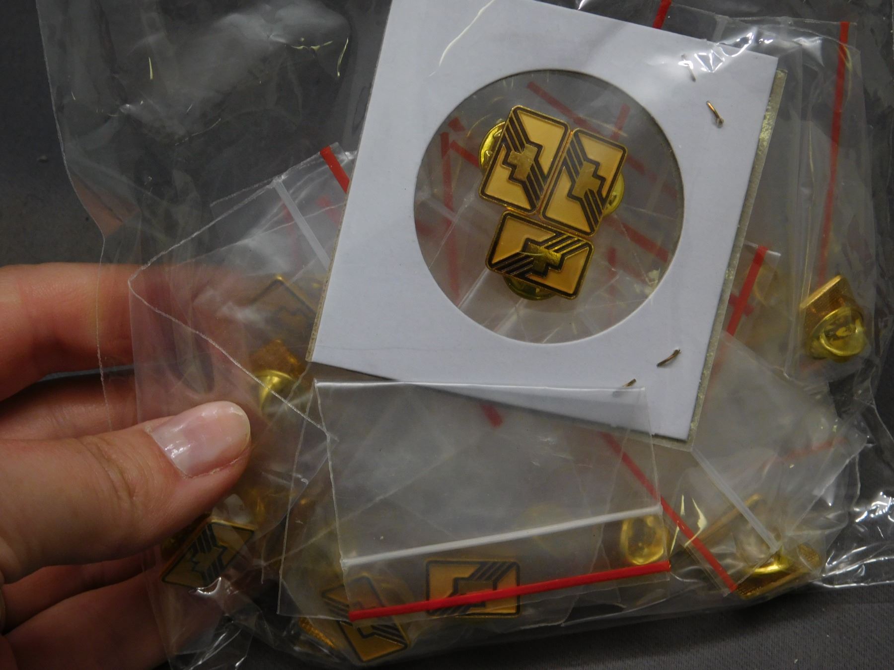 25 Winnipeg Transit Pins 'unused'