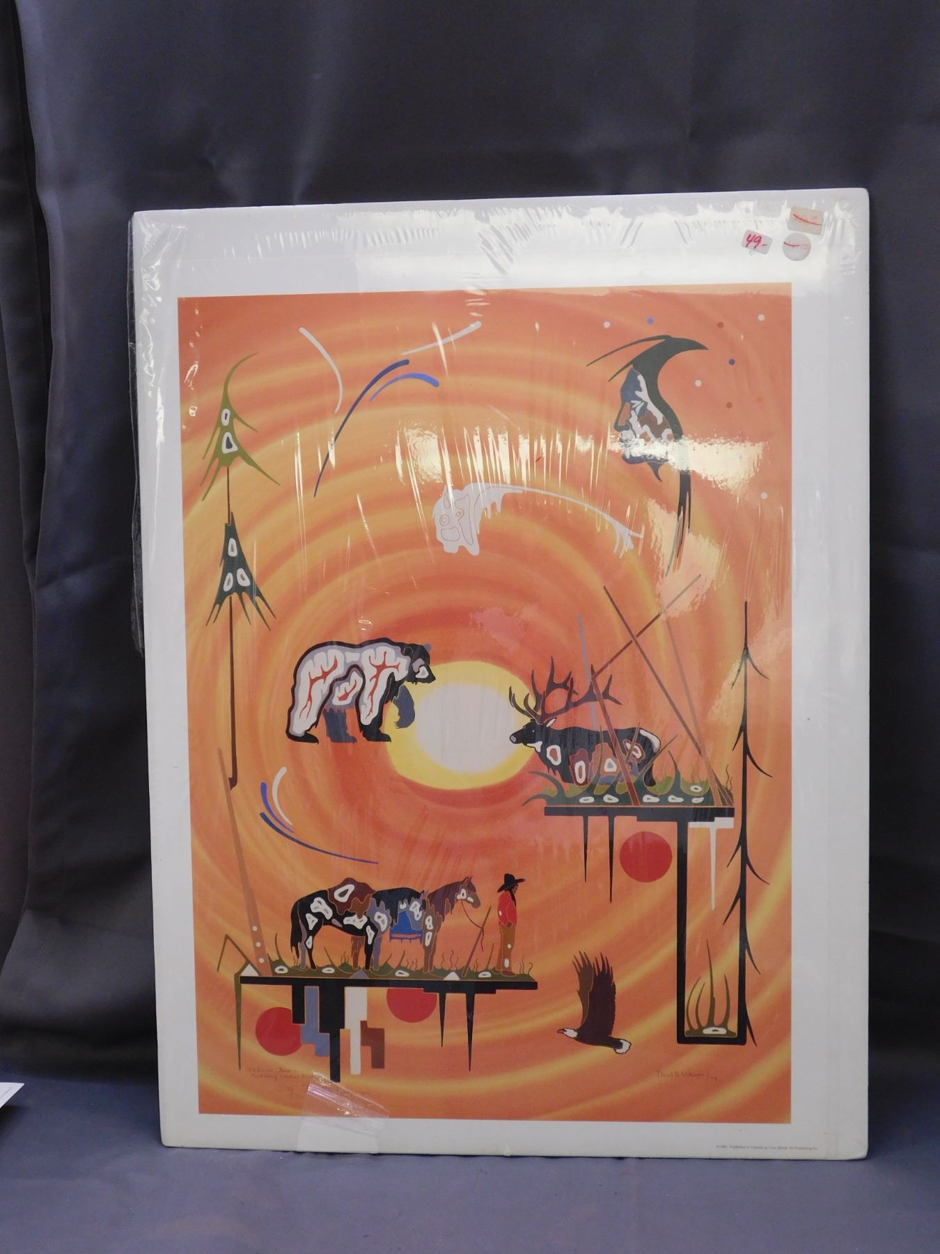 David B Williams 94 Medicine Bear Protecting Mother Earth Artist Signed ...