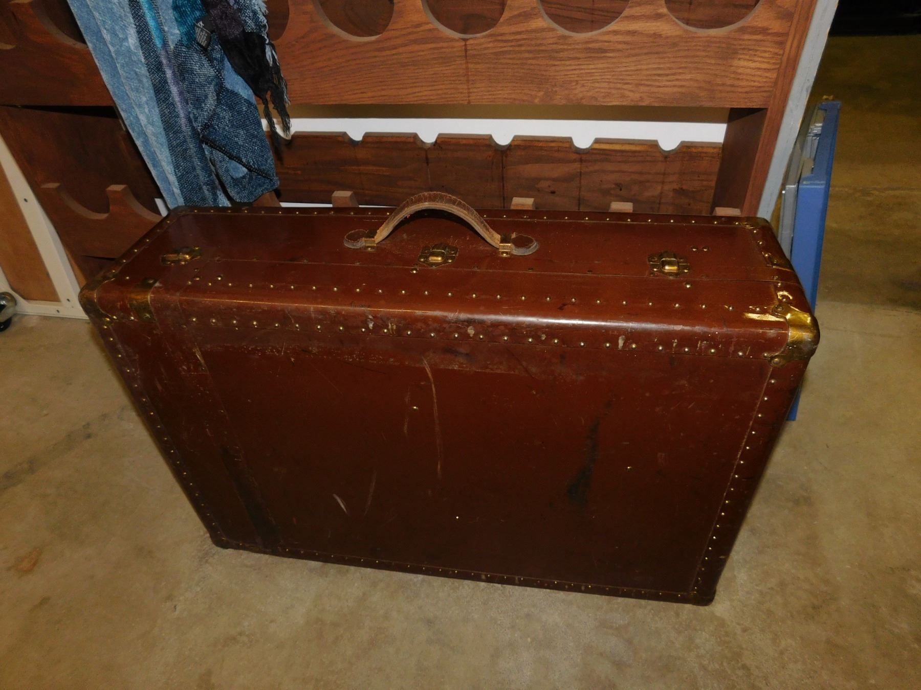 Vintage Luggage Wardrobe Style Suitcase Travel Case Bag Langmuir 5-Ply