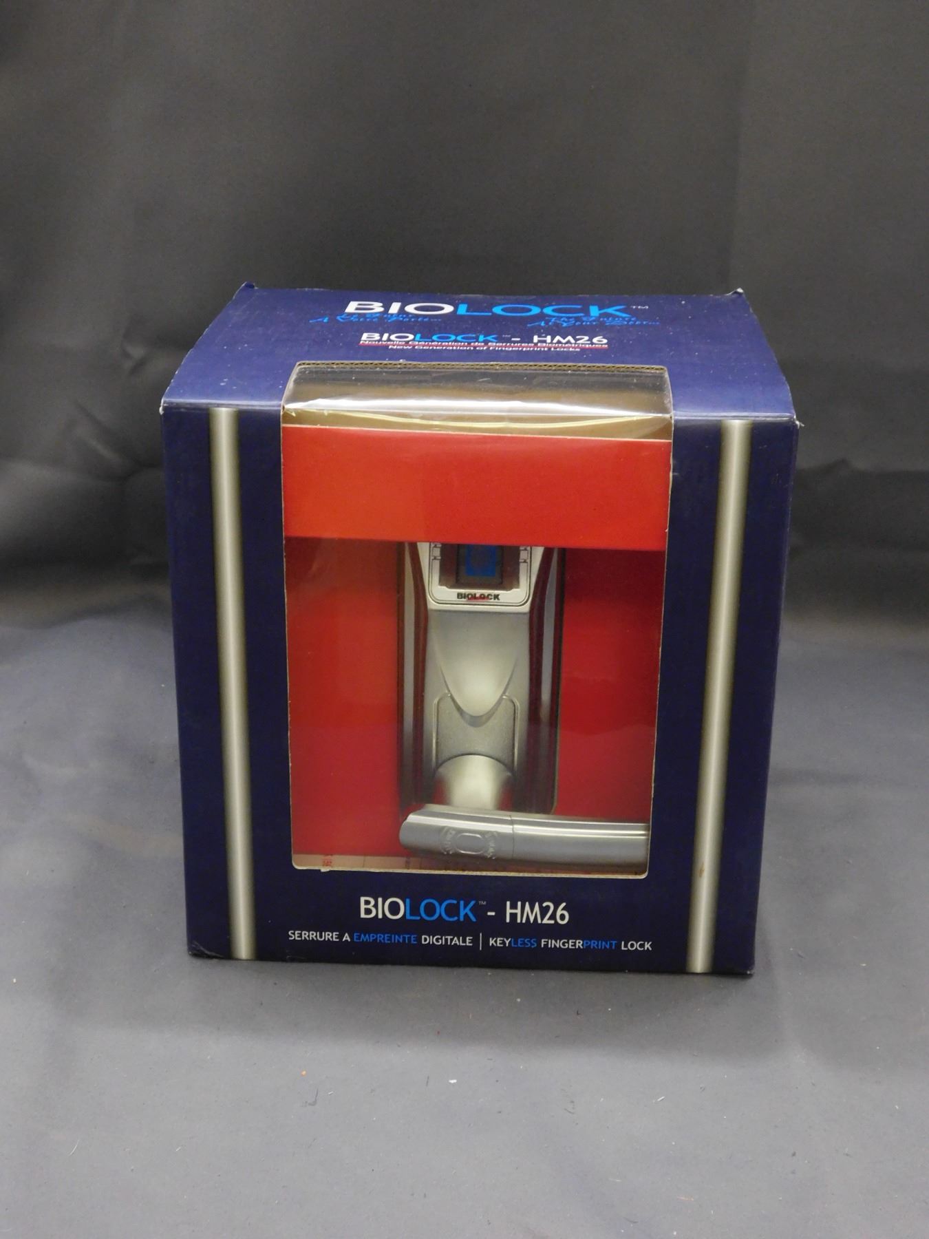 BioLock HM26 Fingerprint Door Security Lock NEW