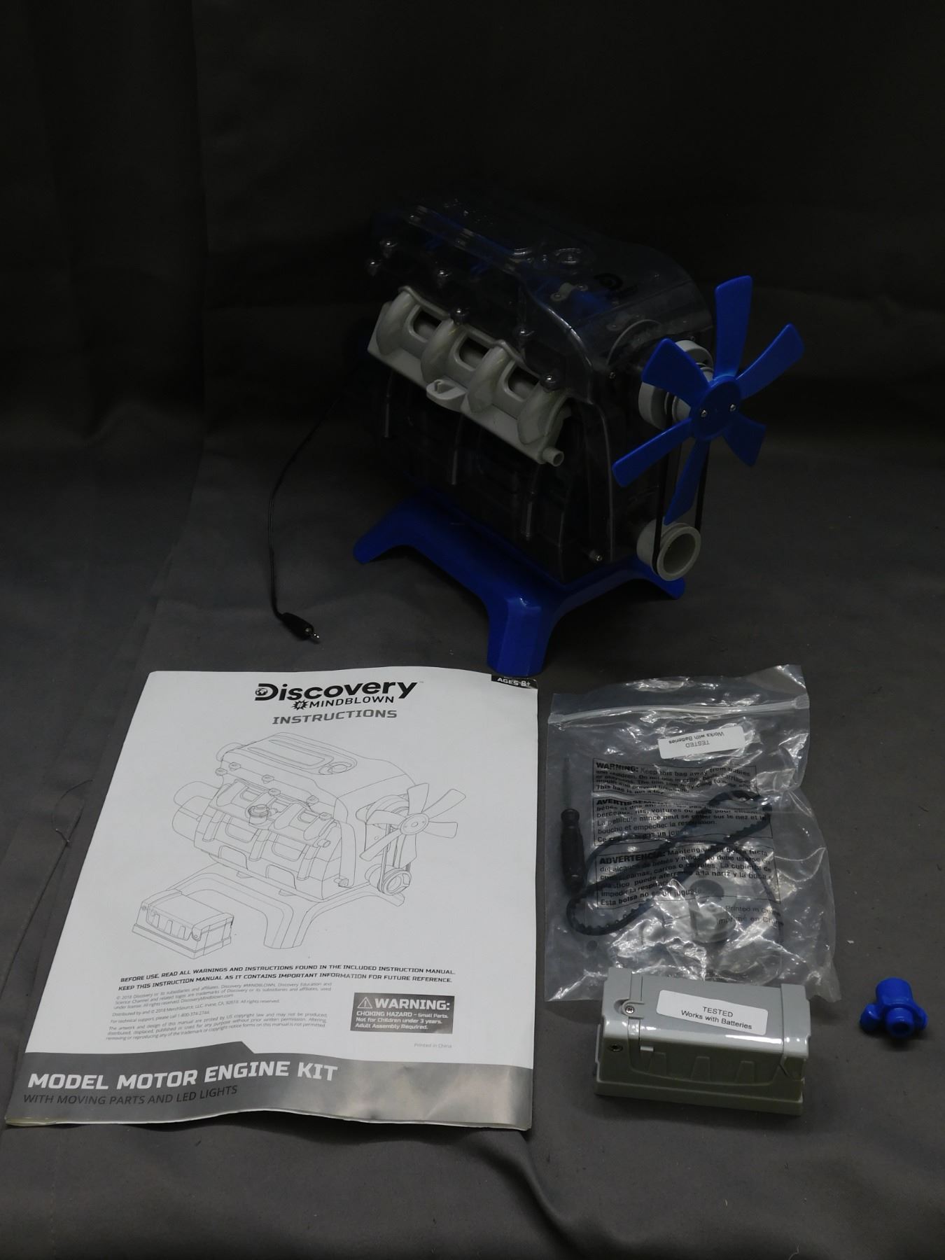 Model Motor Engine Kit Discovery Mind Blown