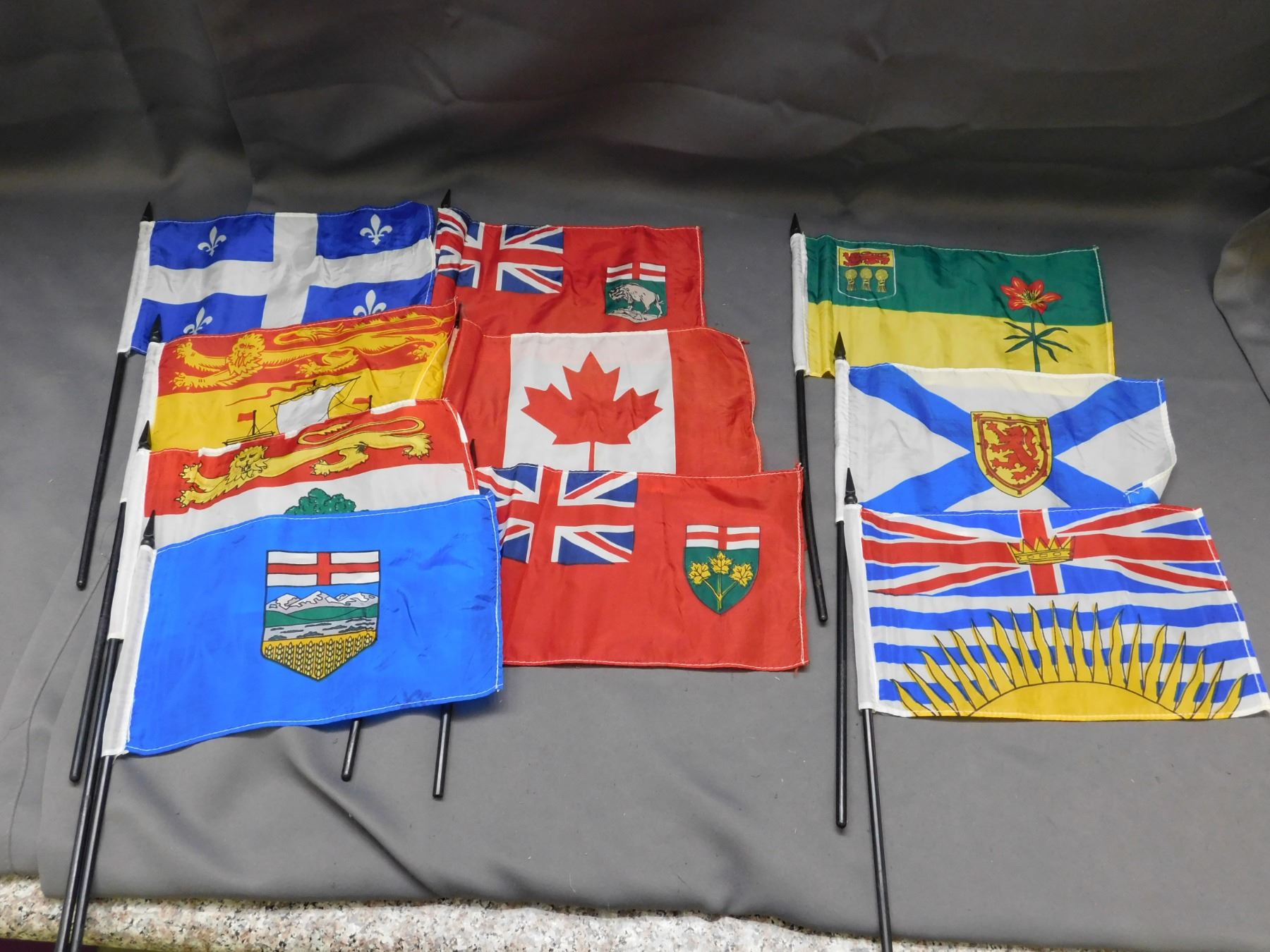 Lot of 10 Flags