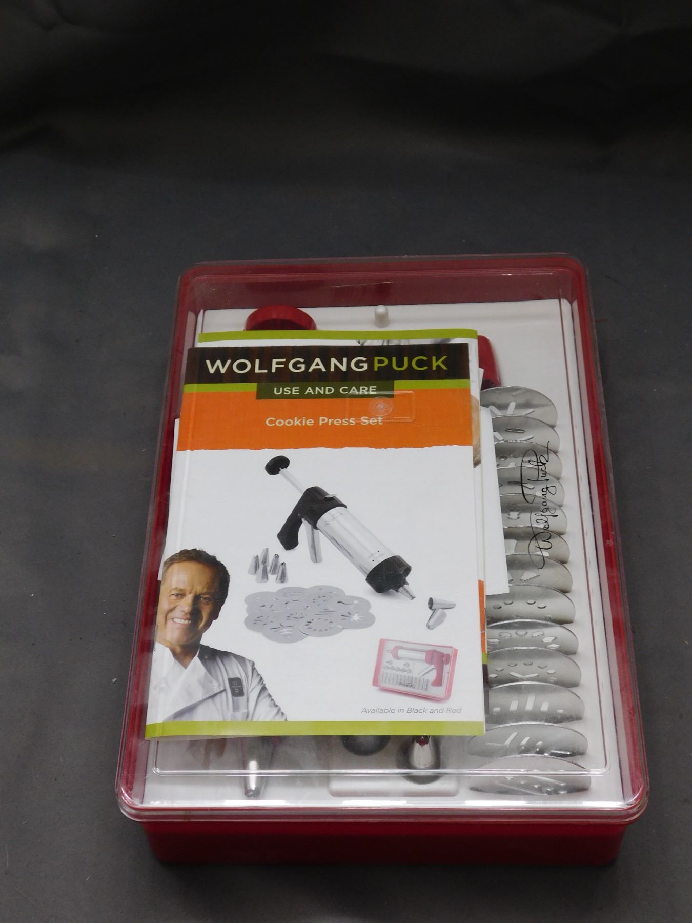 Wolfgang Puck Cookie Press Set