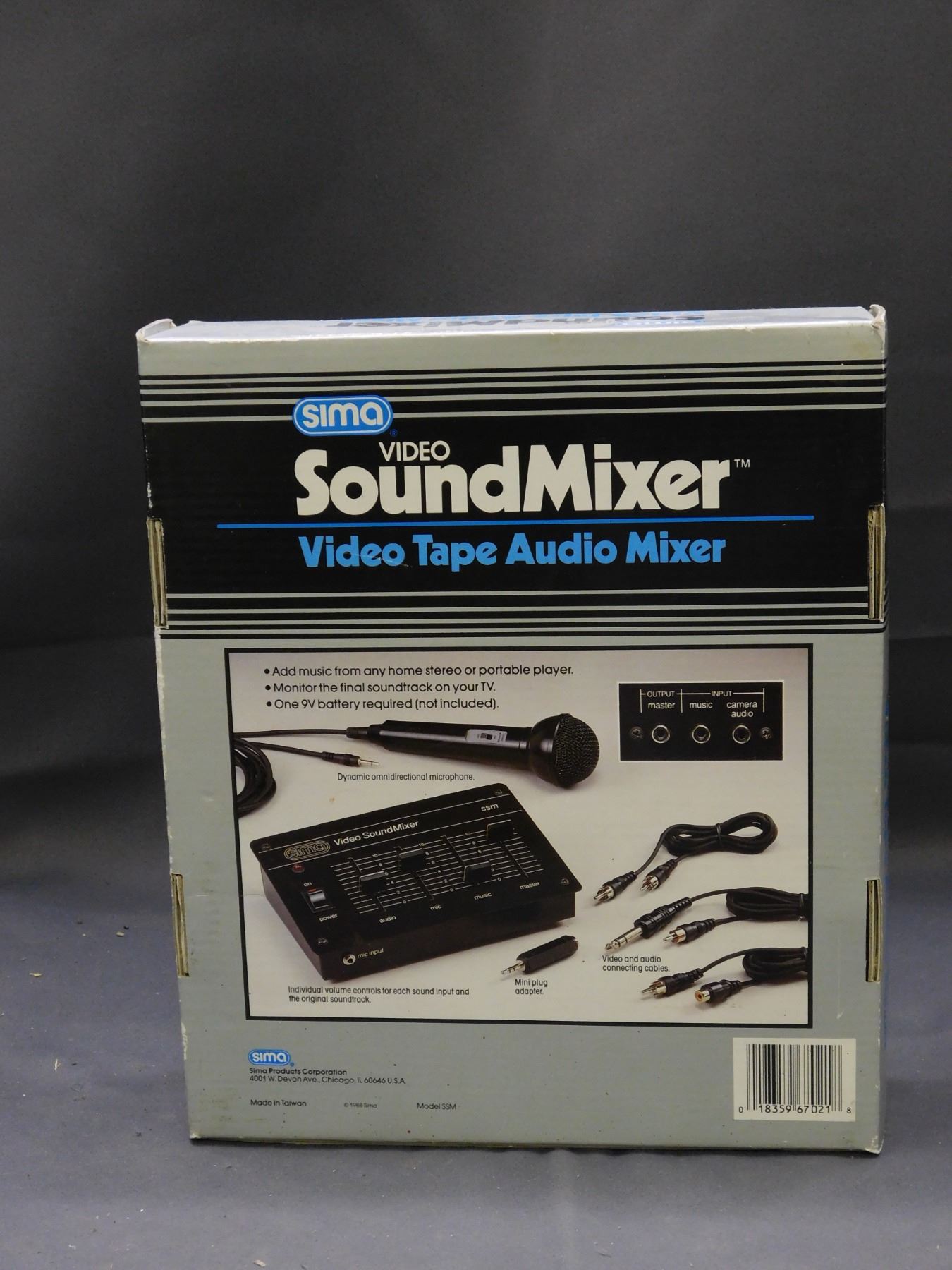 Sima Video SoundMixer. Video Tape and Audio Mixer