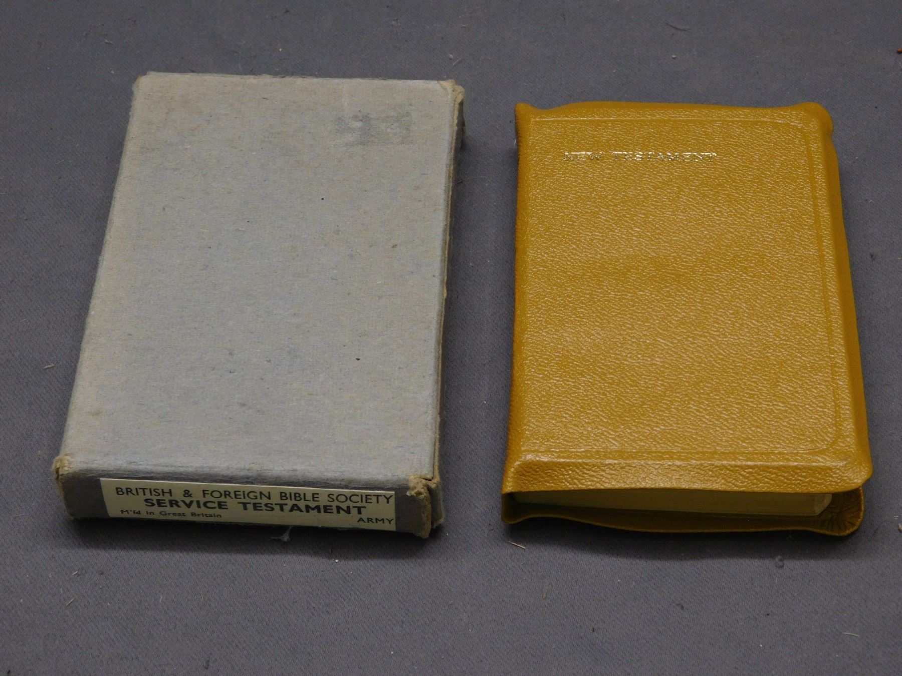 British & Foreign Bible Society Service Testament ARMY Issued Bible New ...