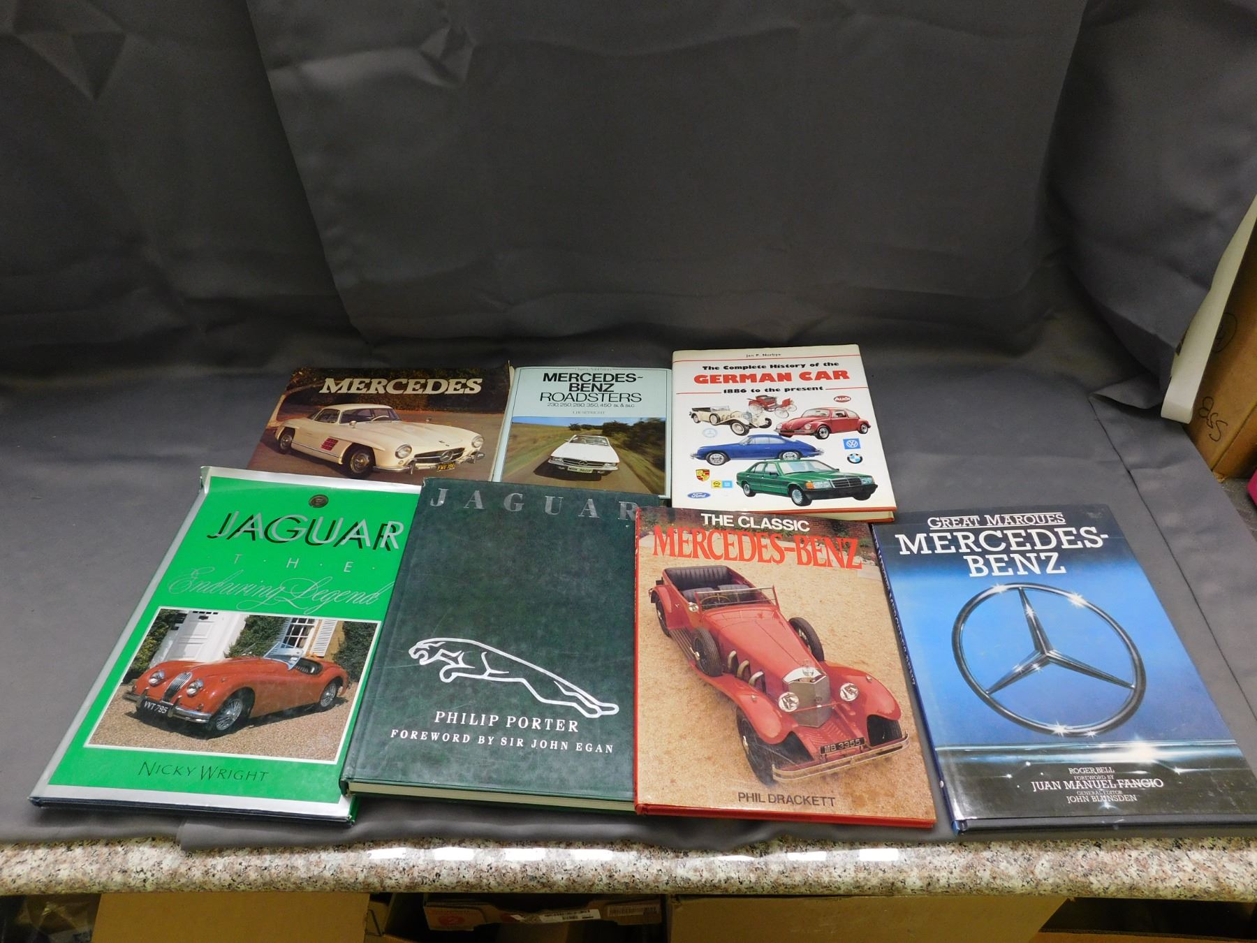 Lot of Assorted Car Automotive Books Mercedes Benz, Jaguar, History of ...