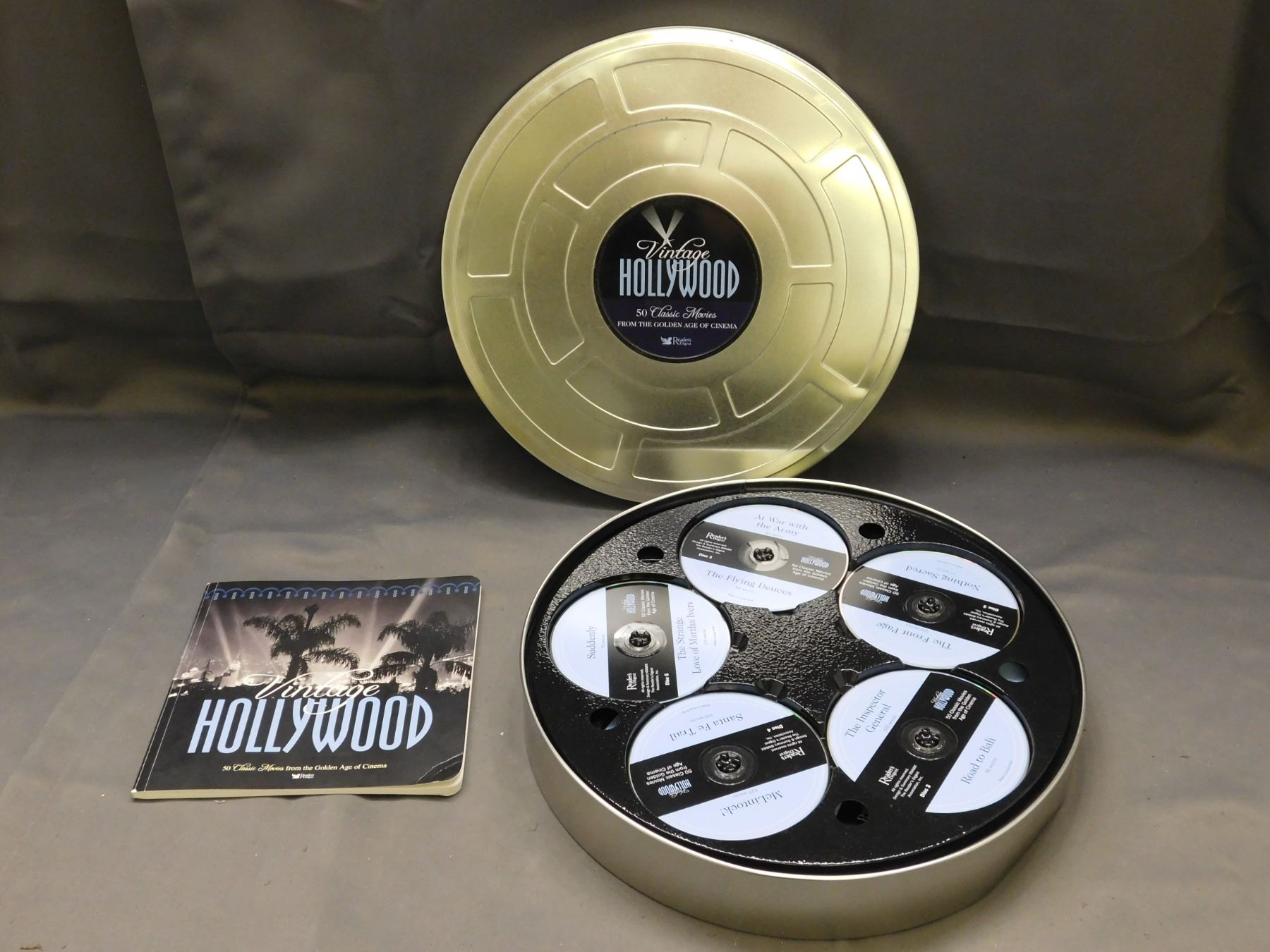 Vintage Hollywood 50 Classic Movies from the Golden Age Tin DVD Box Set