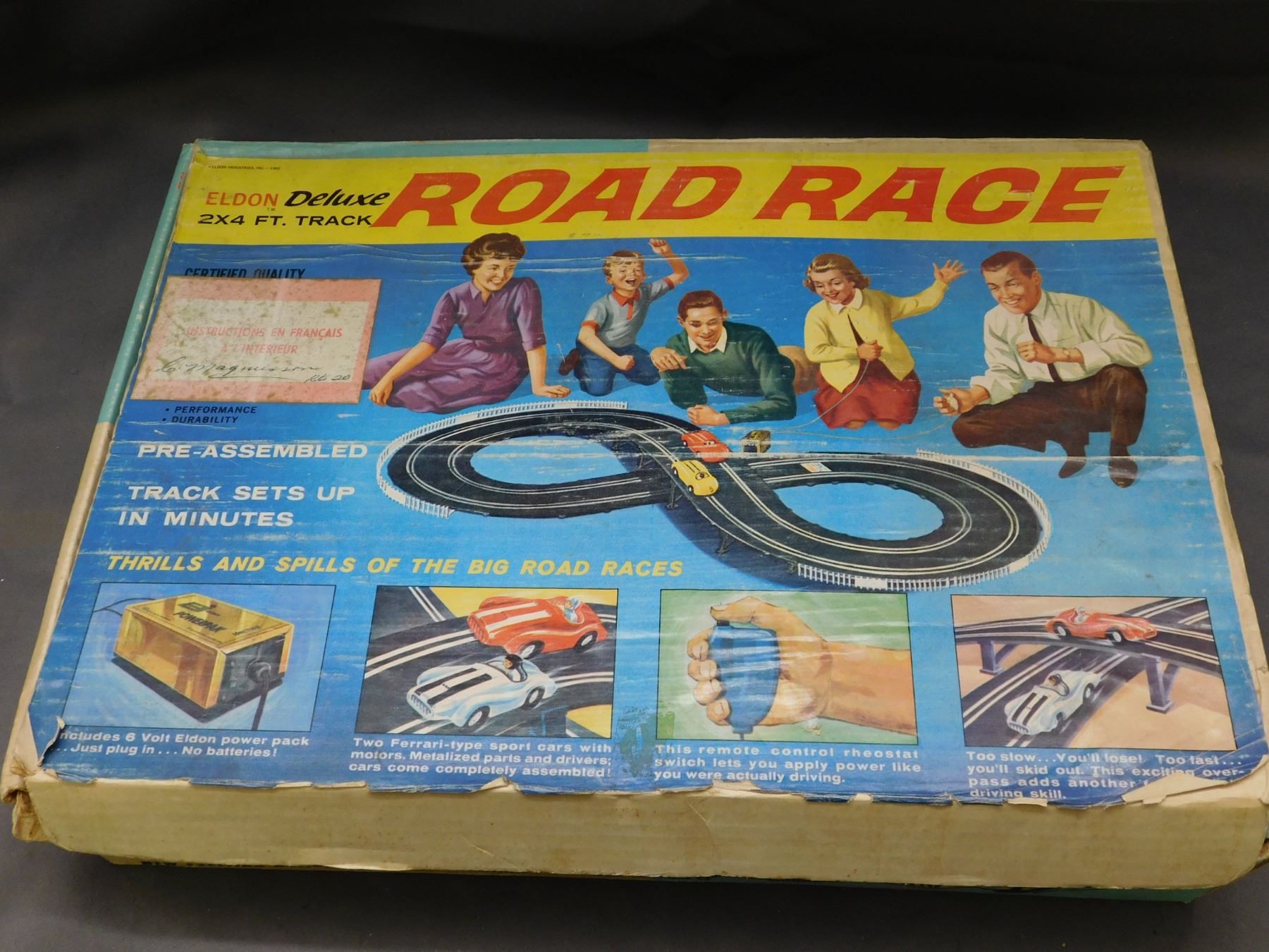 1962 Eldon Deluxe Road Race Set