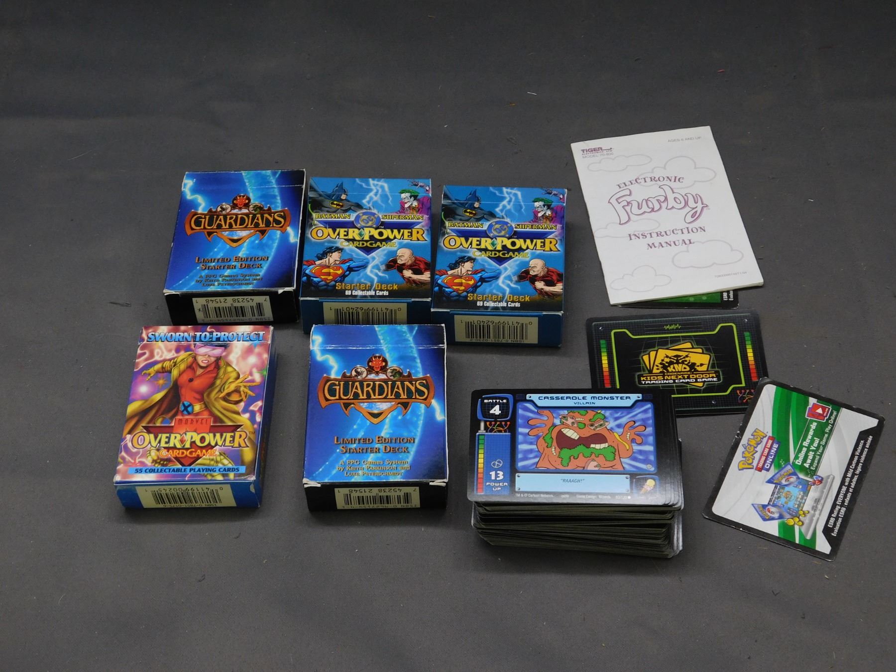 Lot of Assorted Playing Cards DC Over Power Card Game, Guardians, Code ...