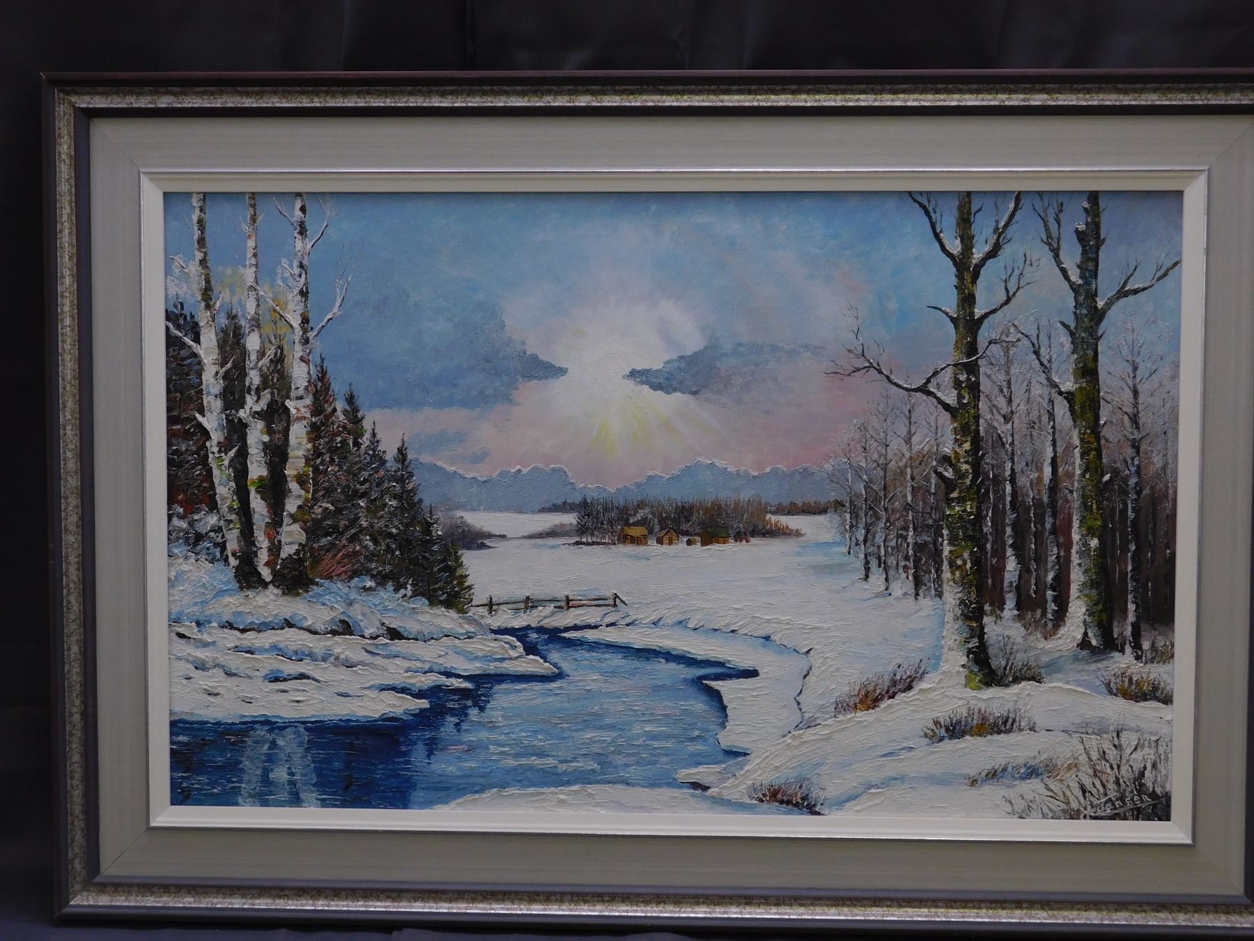 Large Winnipeg Artist Henry Jansen Painting 39" x 26"