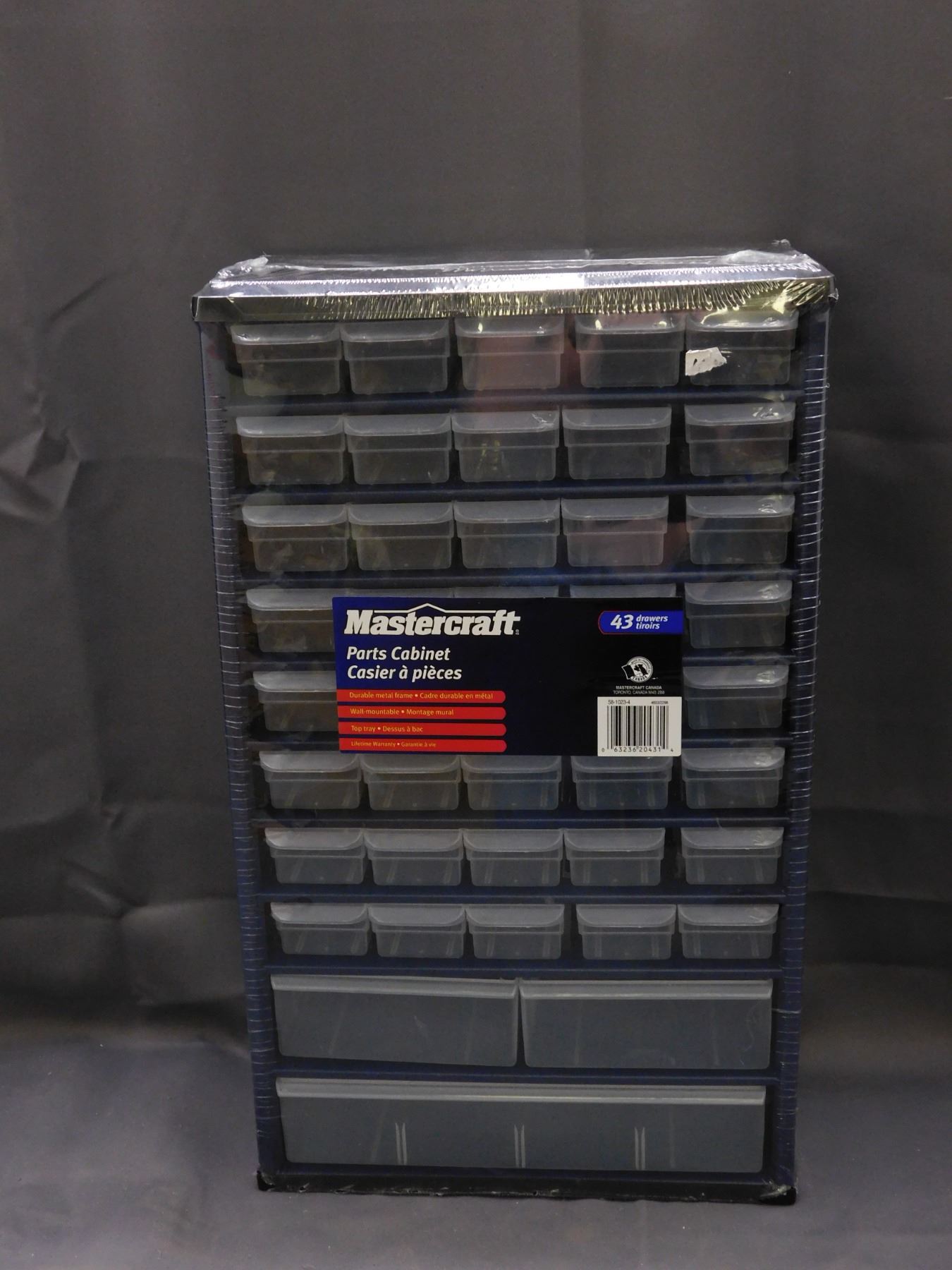Mastercraft Parts Cabinet 43 drawers Brand New