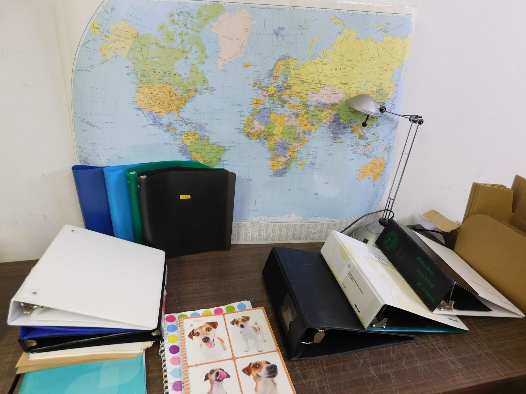 LARGE Lot of Office Binders, Duo tangs, Light, Maps, Notebooks