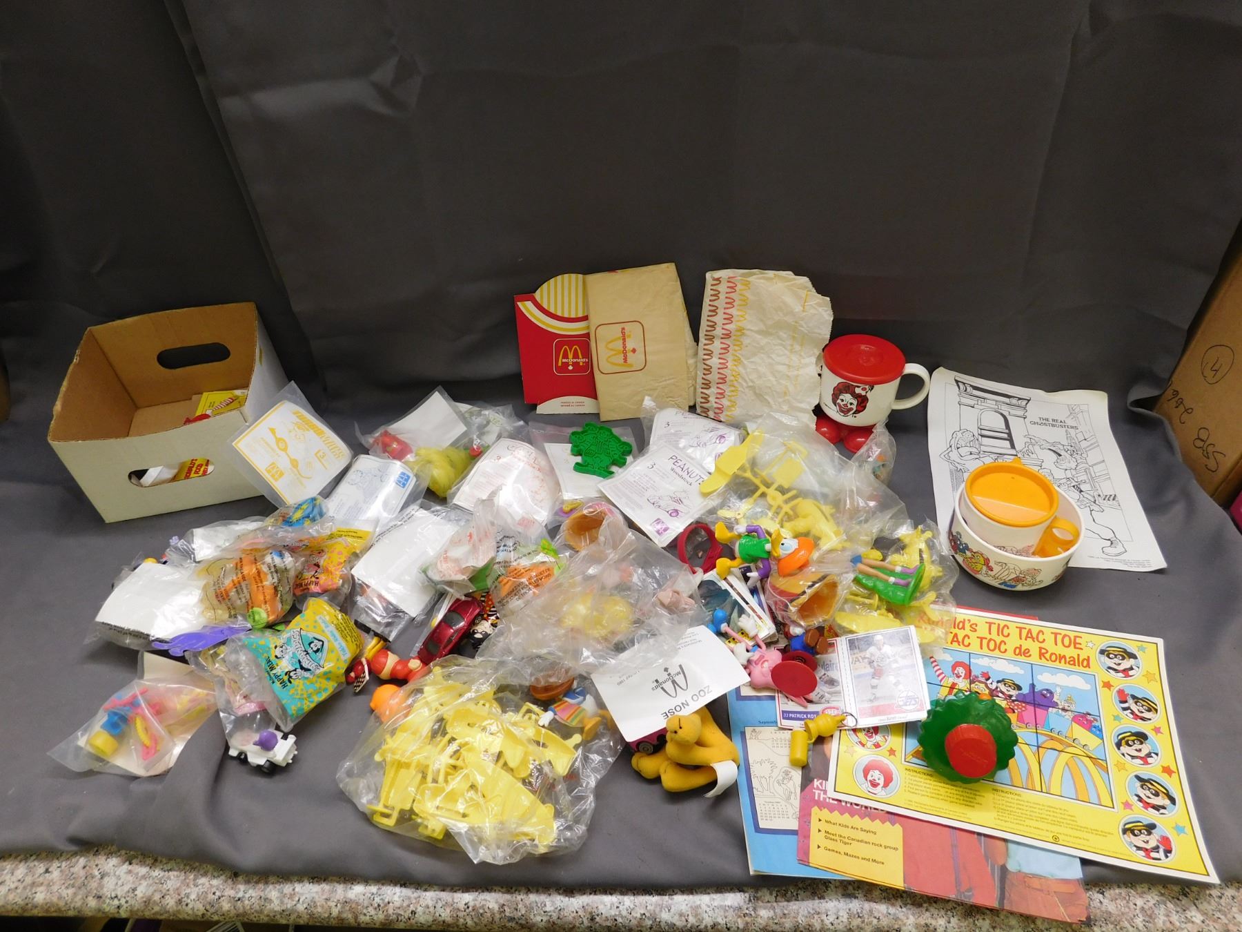 Mostly 80s McDonalds Happy Meal Premiums Toys, TMNT Cards, Cups, Promo ...