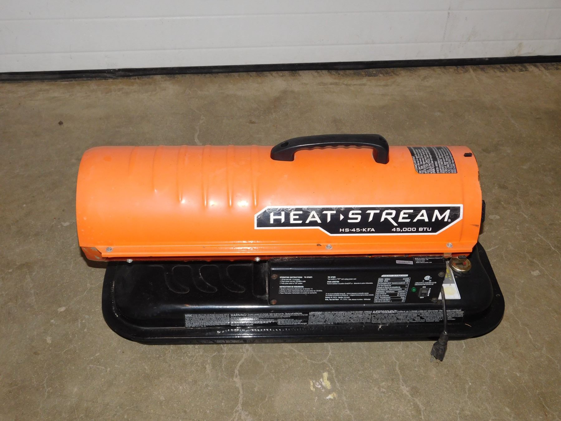 Heat Stream HS-45-KFA 45,000 BTU Electronic Fuel Tank & Filter ...