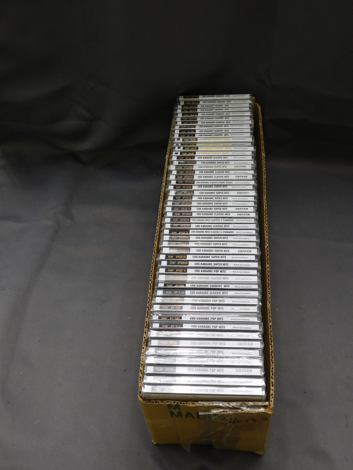 Lot of 49 SEALED Karaoke CDs CD Graphics SAV P3, A6, etc Super Hits ...