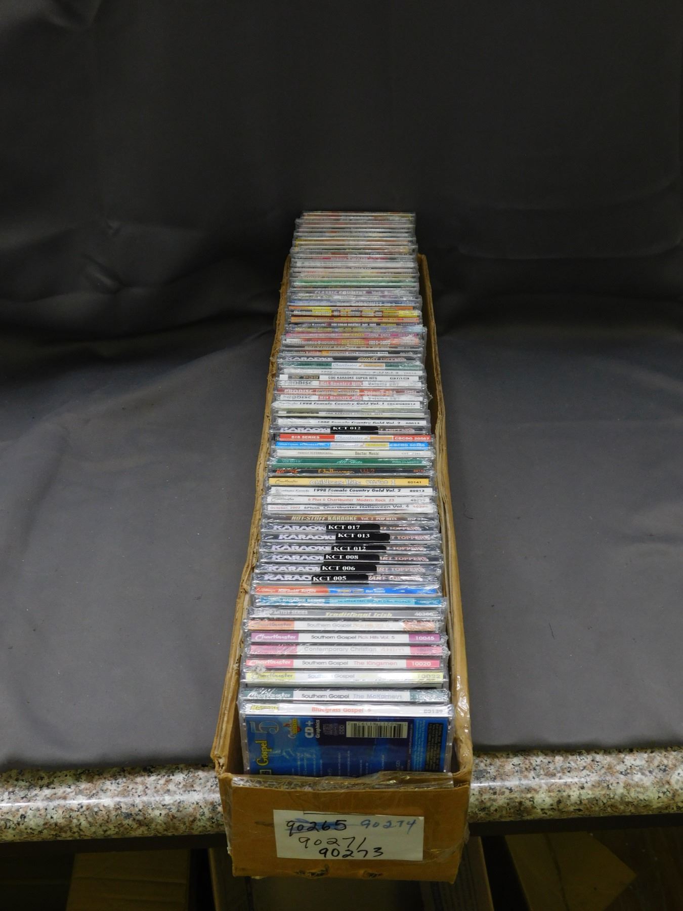 Lot of 67 SEALED Assorted Karaoke CDGs CD + Graphics Chartbusters