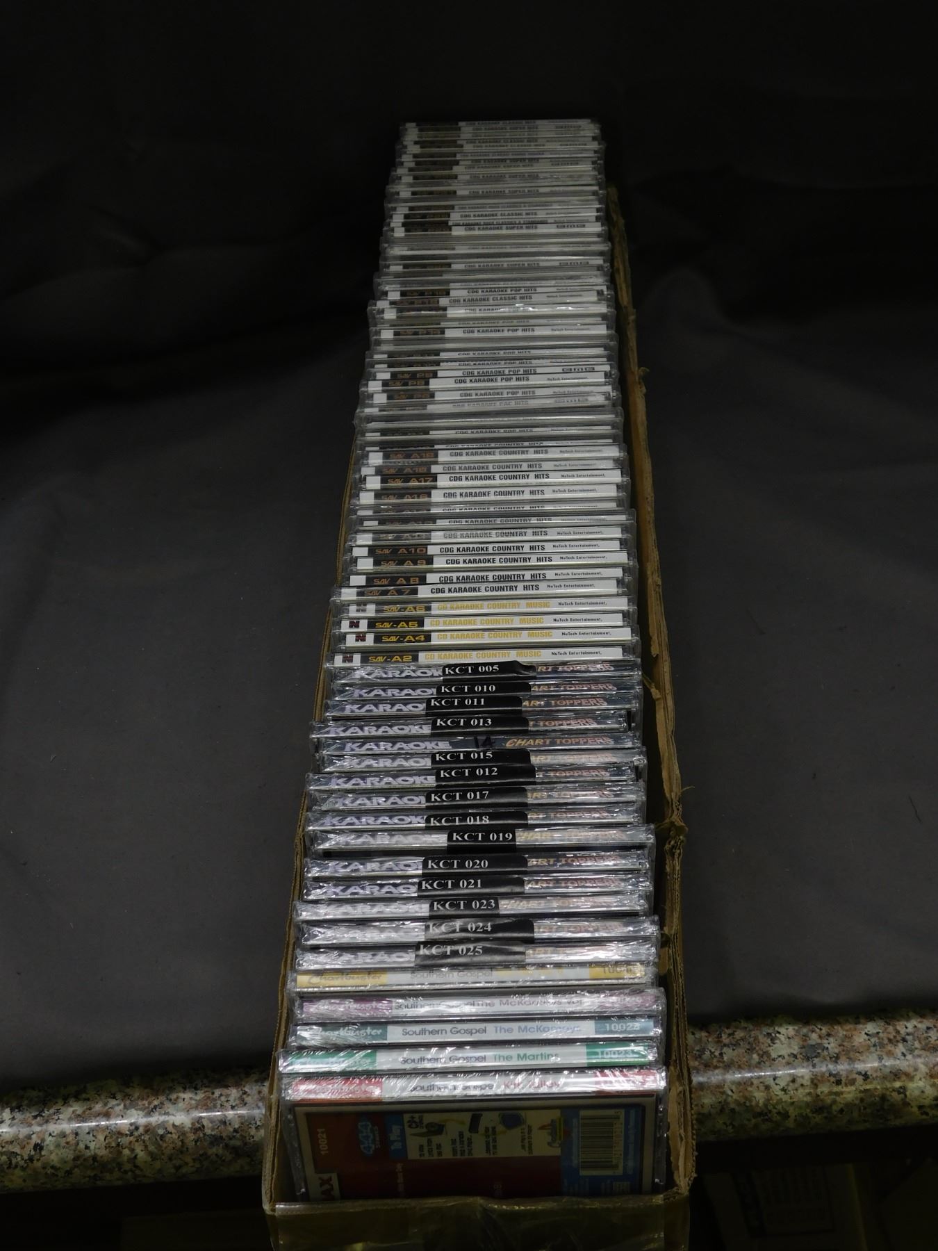 Lot of 70+ Karaoke CDs CD + Graphics Chart Toppers, Country, Pop ...