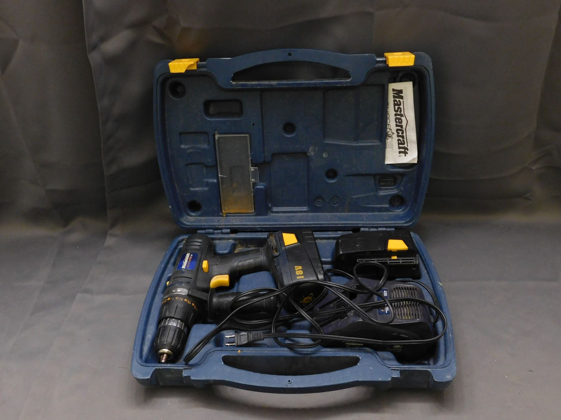 Mastercraft 18V Cordless Battery Drill