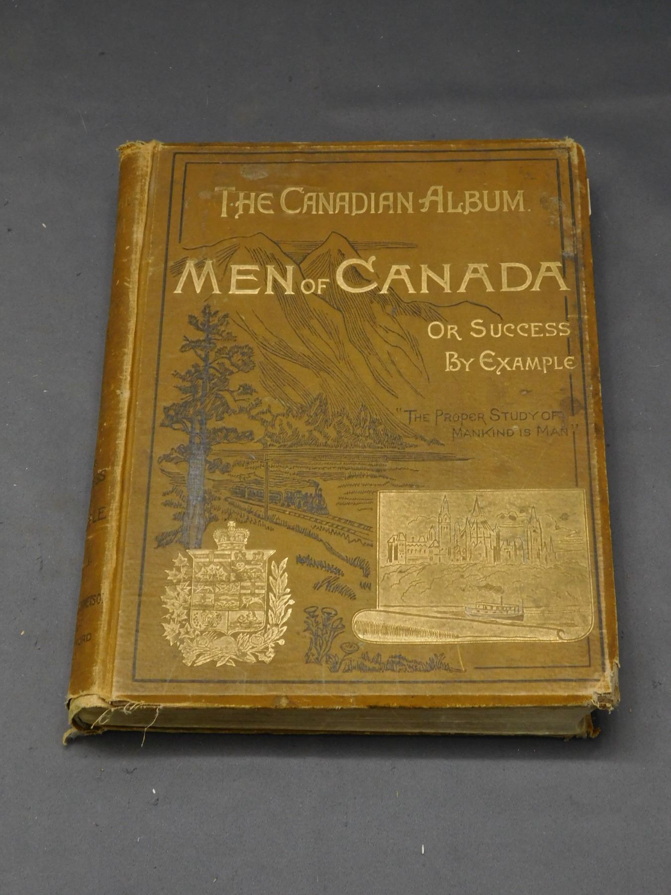 Antique The Canadian Album "Men of Canada" or Success by Example by REV ...