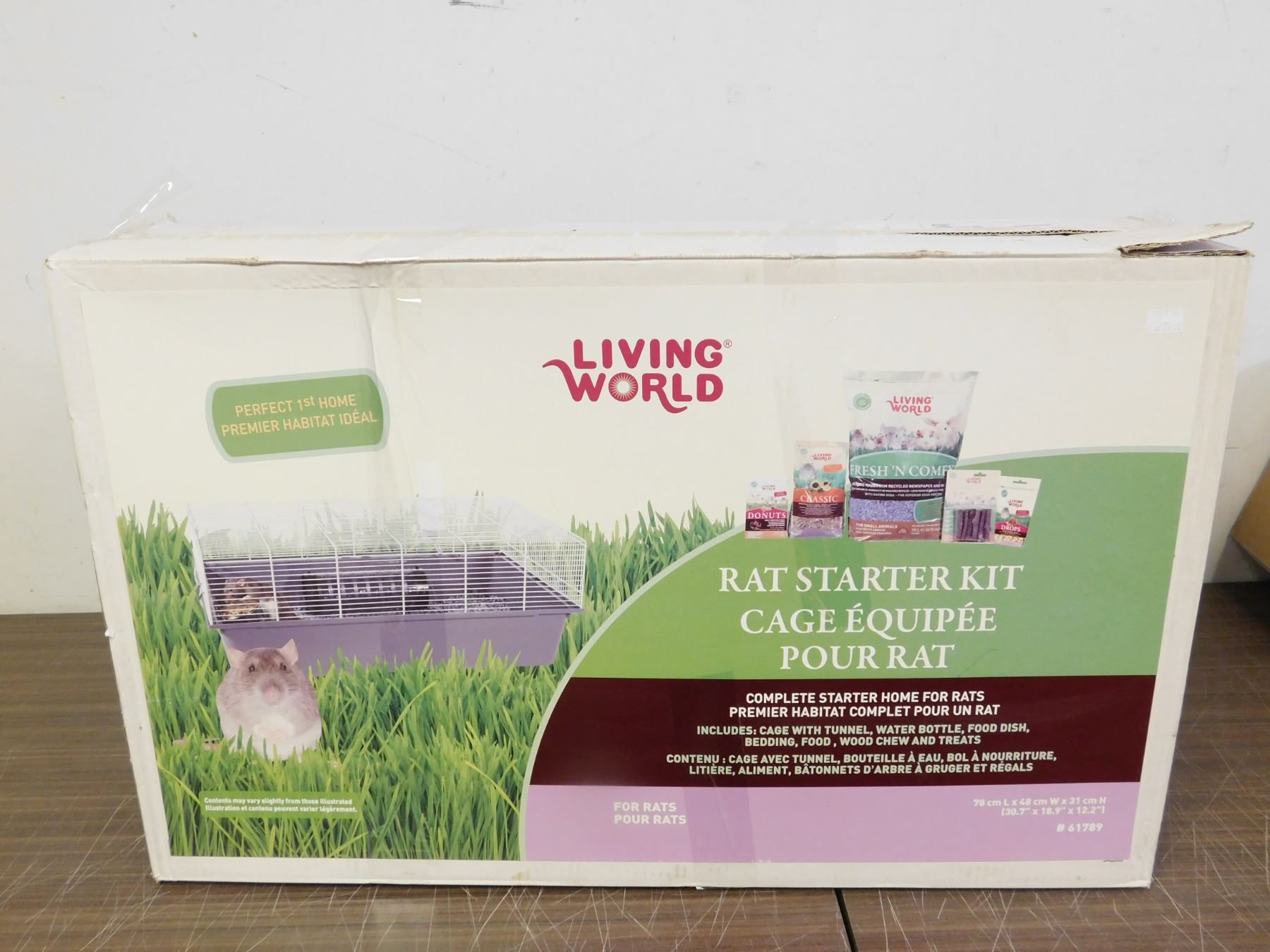 New In Box Rat Starter Kit Pet Cage, Food Accessories Animal Care ...