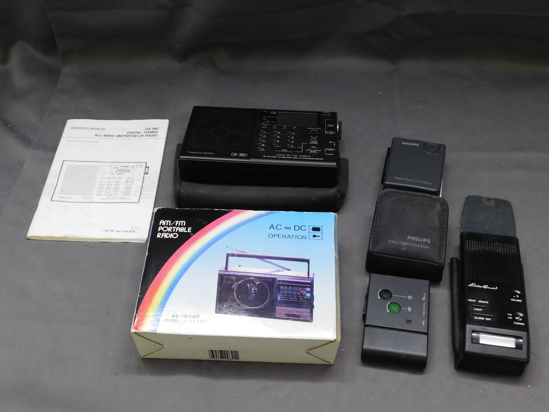 Lot of Portable Radios, Shortwave AM FM Radio Realistic, Eddie Bauer ...