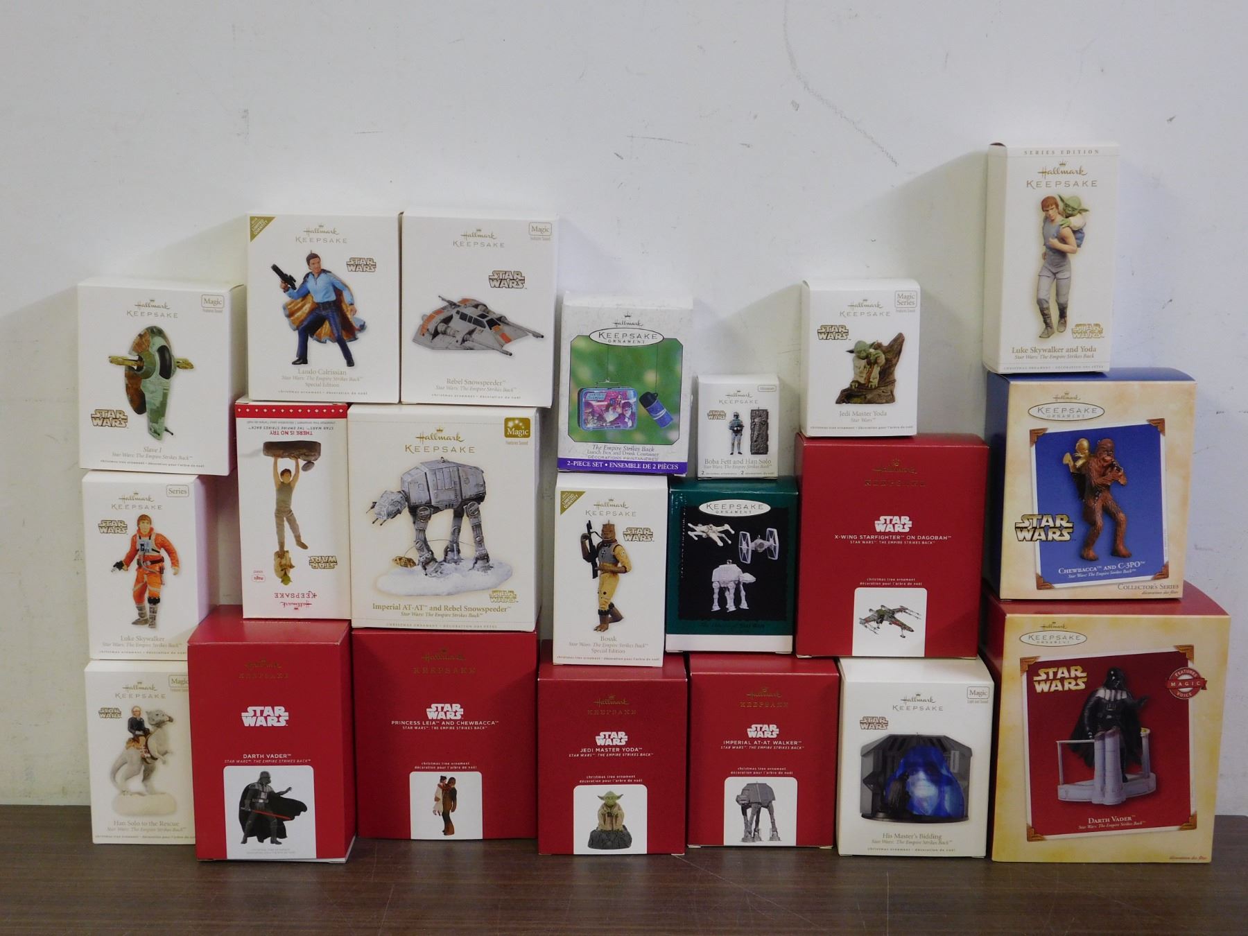 Lot of 21 Hallmark Star Wars: The Empire Strikes Back Christmas Tree ...