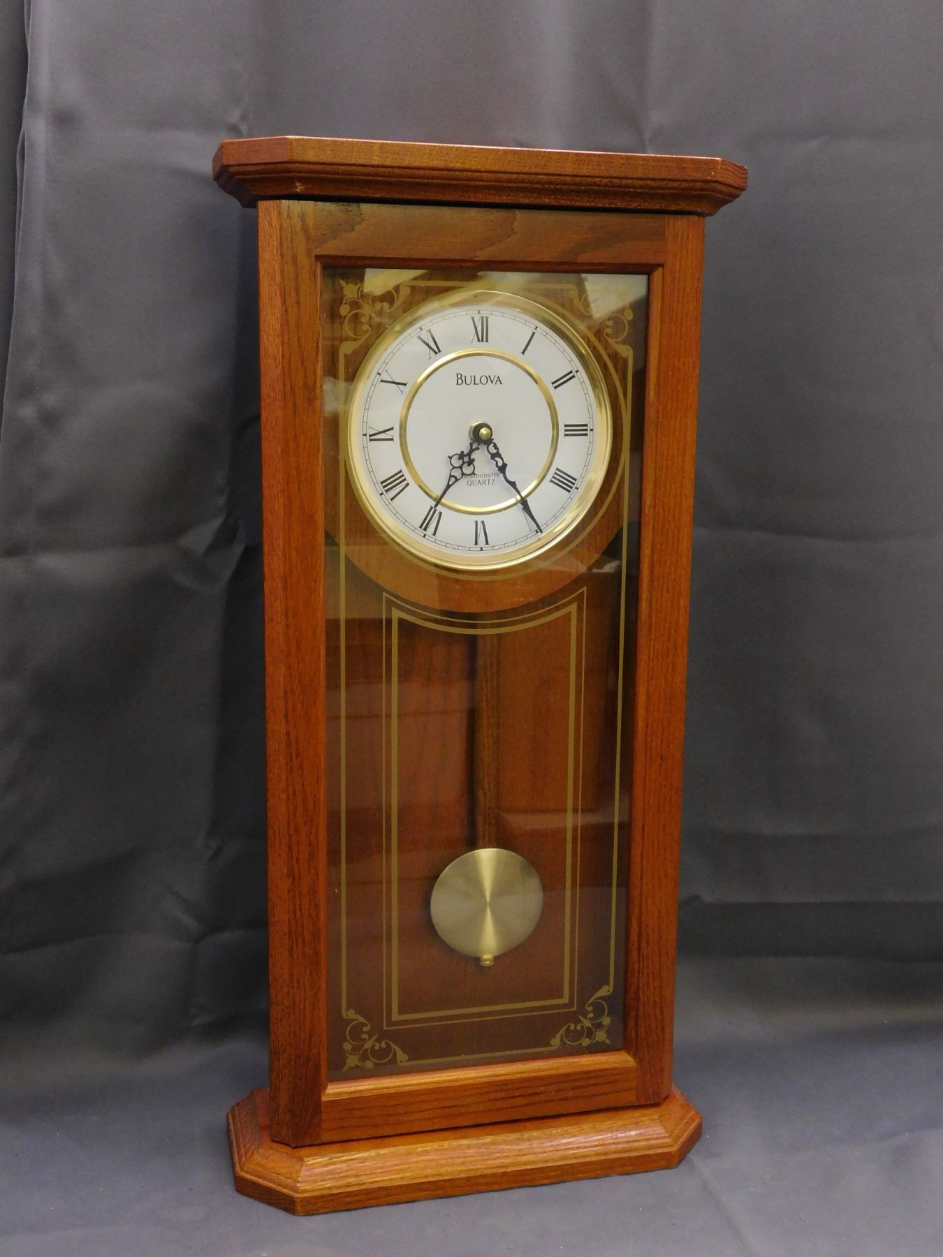 Bulova Westminster Wooden Pendulum Clock