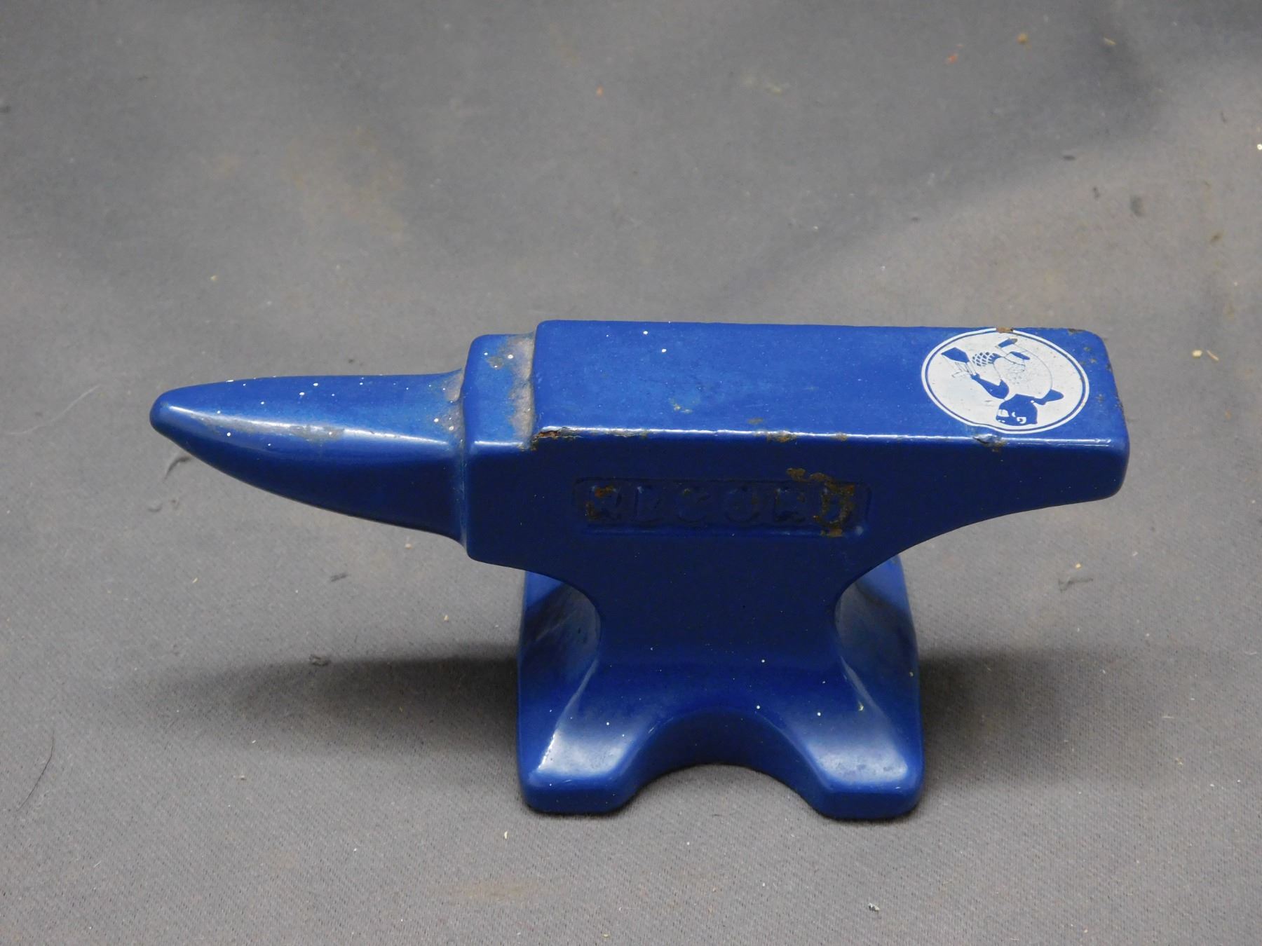 Vintage Blacksmith Anvil Record Anvil Paperweight Jewellers Beaver Lumber