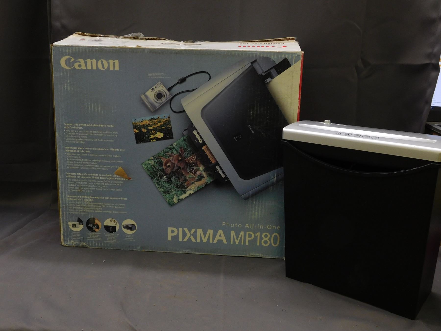 Canon Pixma MP180 Photo Printer & Paper Shredder