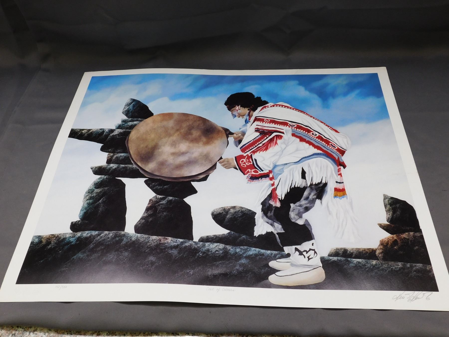 "Coat of Colours" Artist Signed and Numbered Art Print by Inuit / Dene ...