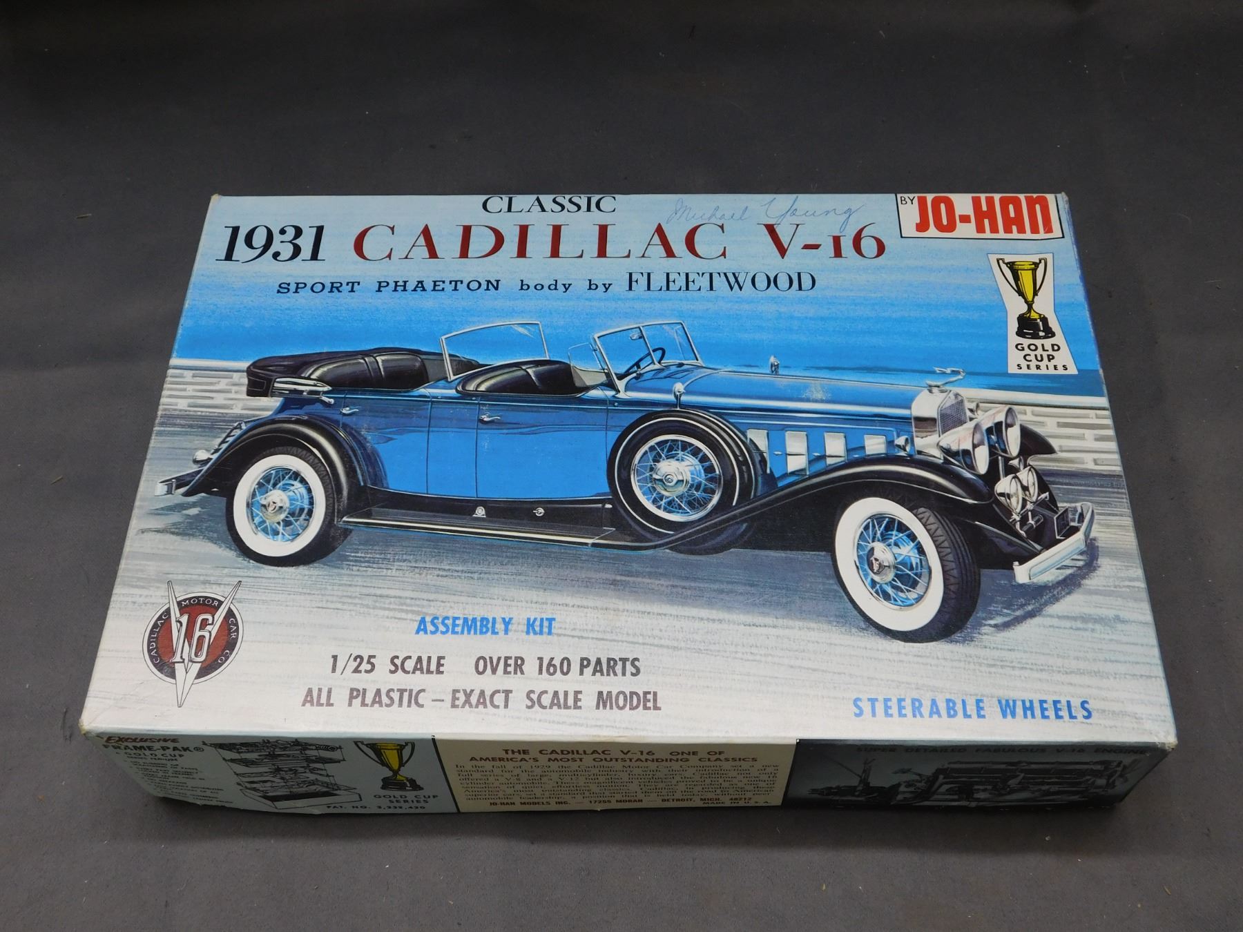 1931 Cadillac V-16 Sport Phaeton body by Fleetwood by Jo-Han Model Kit ...