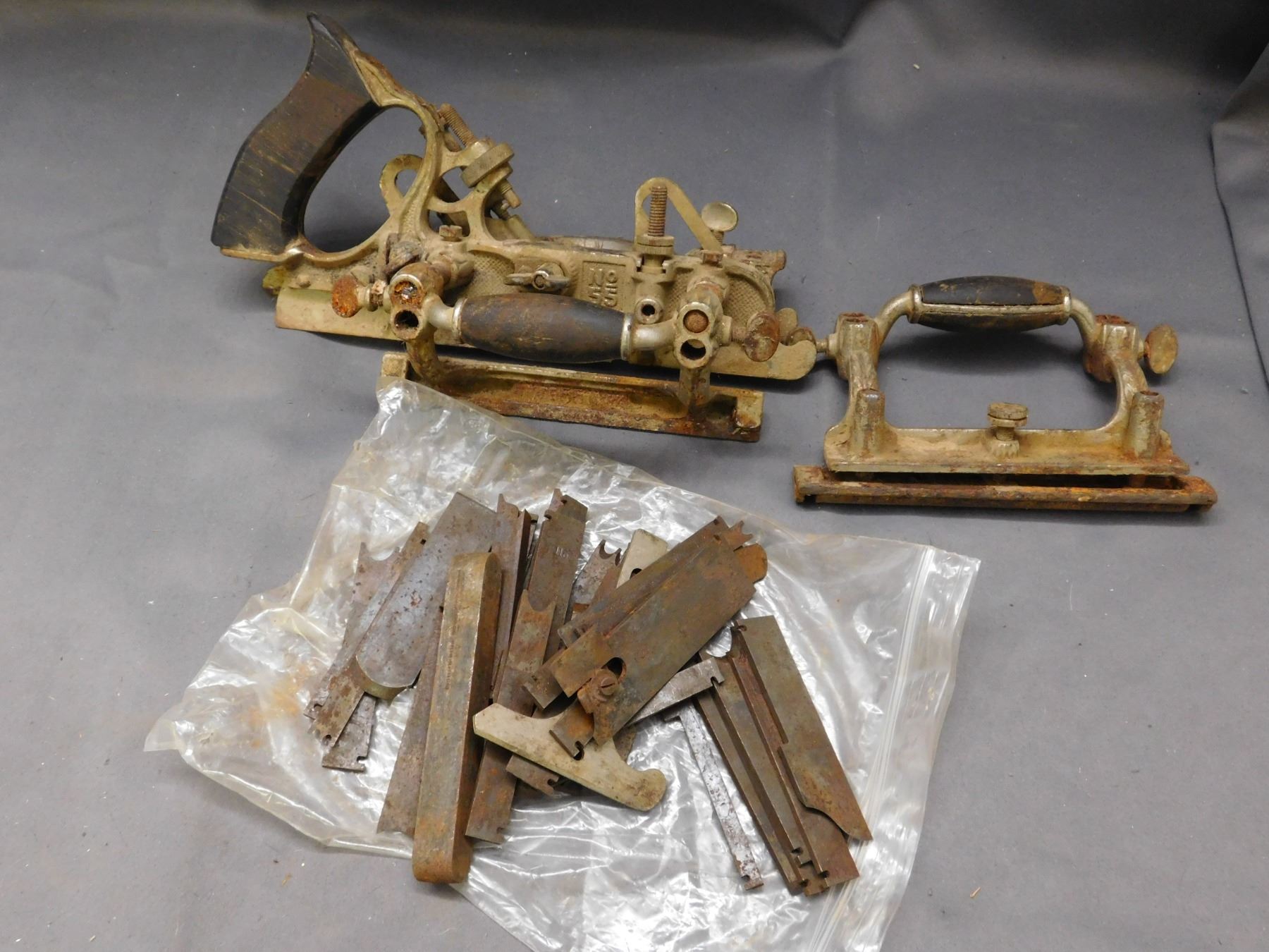 Stanley #55 Combination Planer plane w Cutters