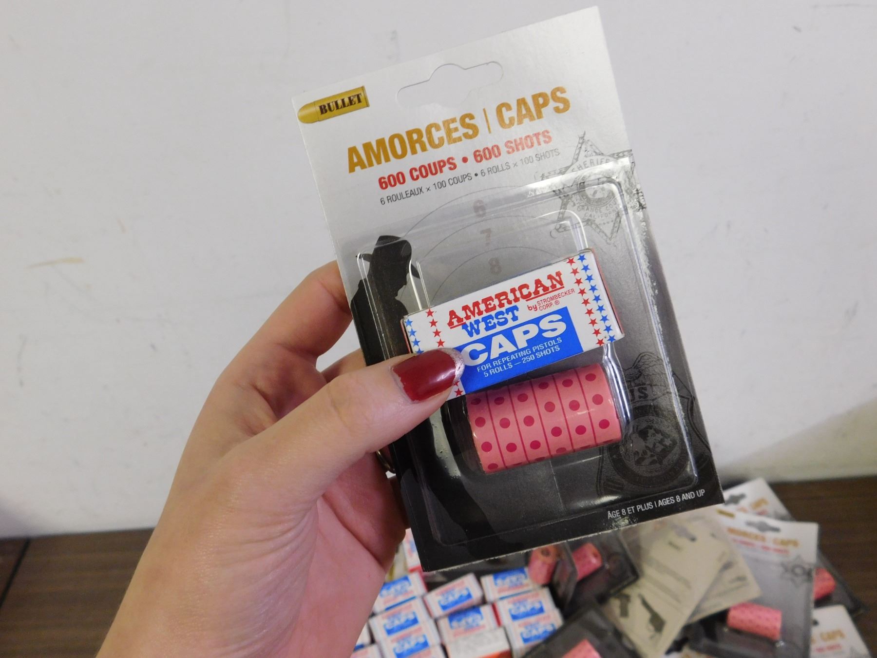 40 Rolls of Capgun Caps 100 & 250 Shots Per Roll