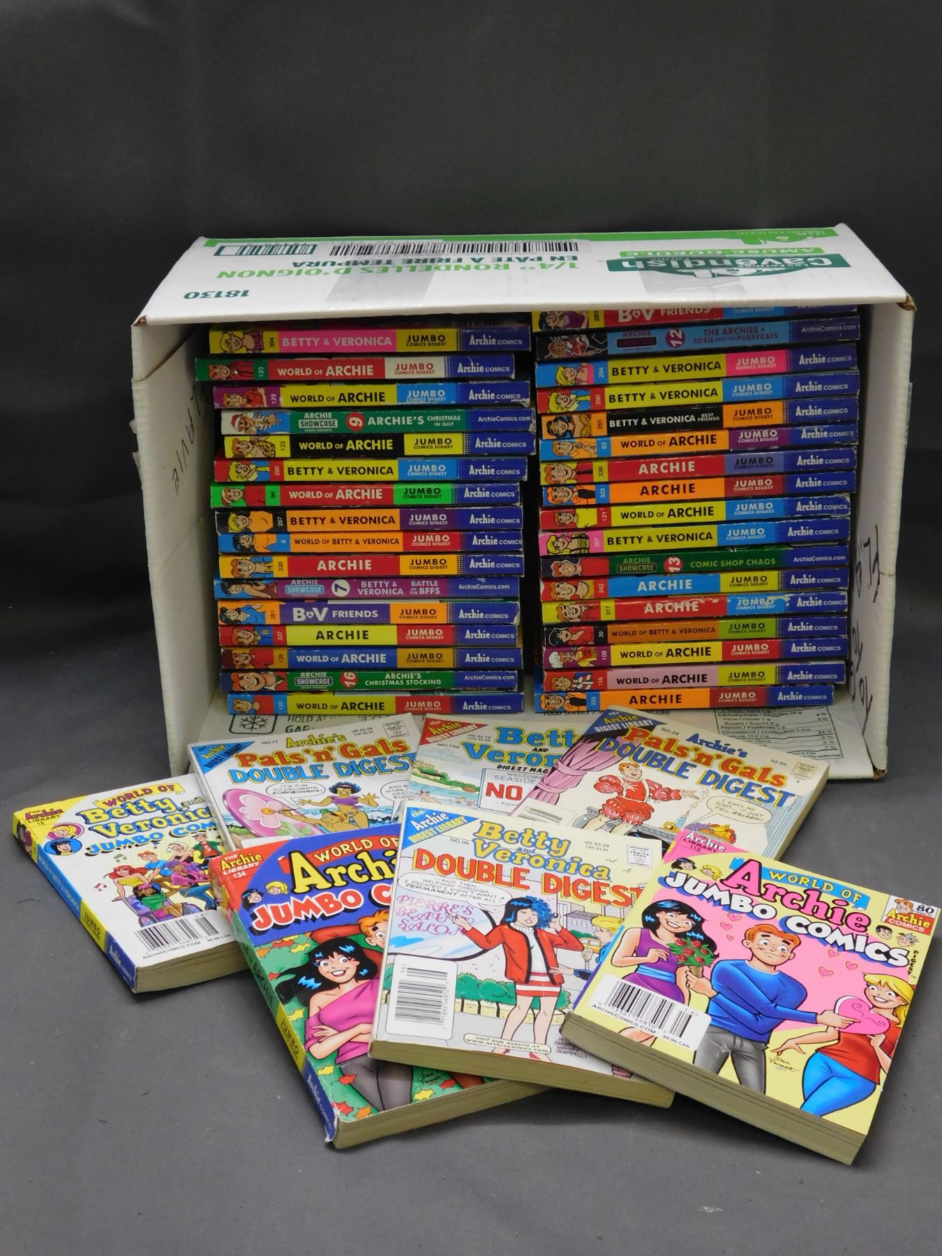 Lot of World of Archie JUMBO Comic Digest Books & a Few Regular Digests ...