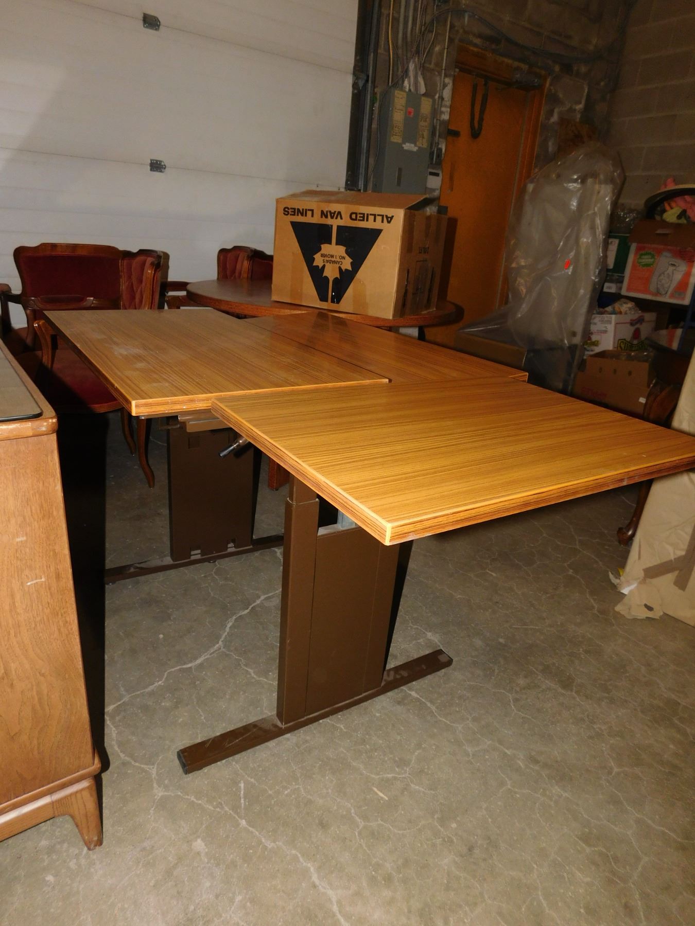 Wooden Work Station / Desk Pull-Out Work Station